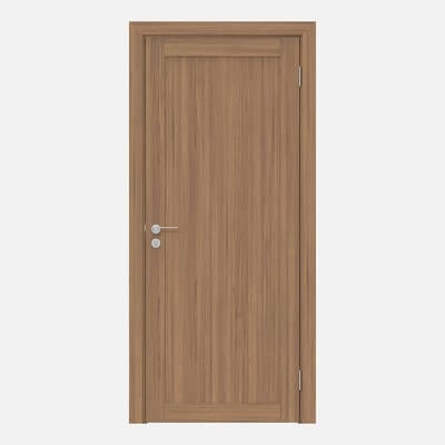 Modern Wooden Interior Door with Furniture 013 - 3D Model by HQ3DMOD