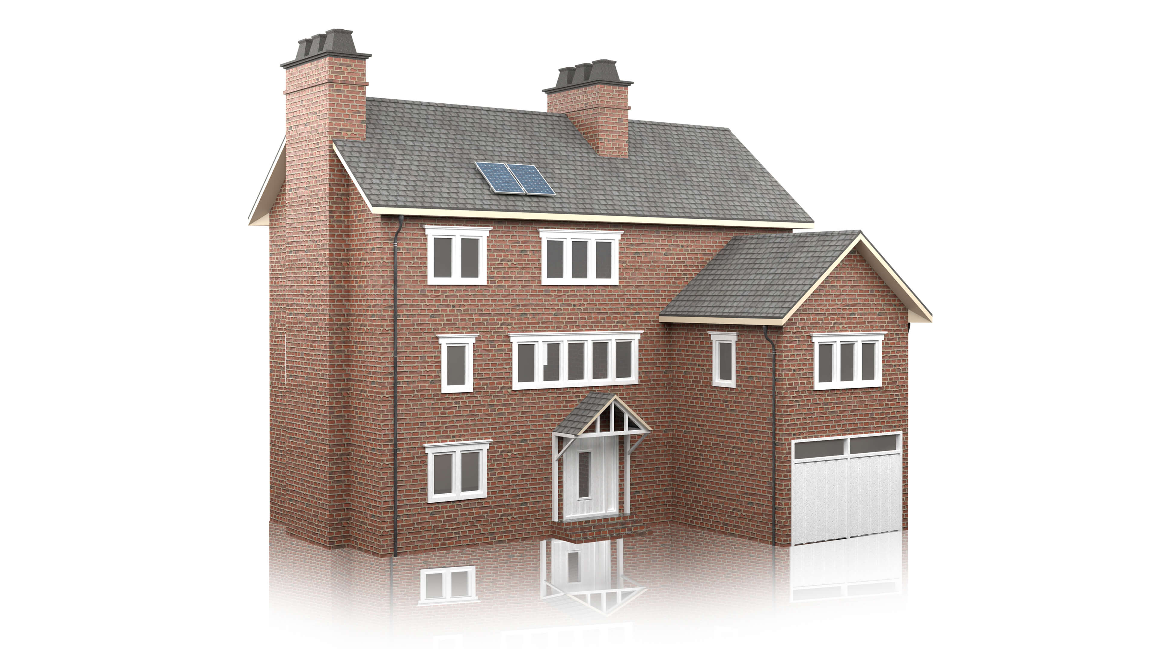 British House Design 01 - 3D Model by HT3dStudio