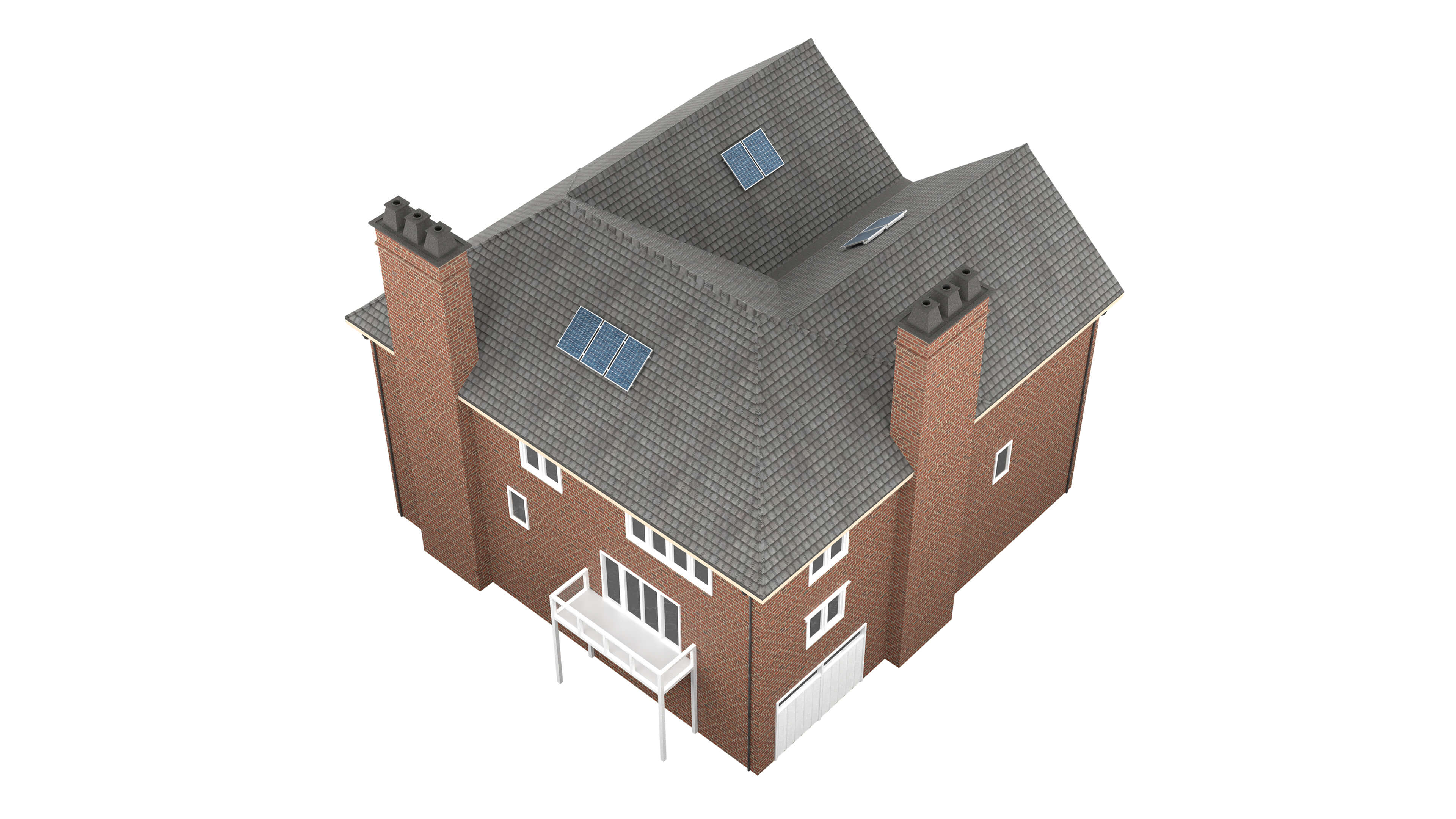 British House Design 03 - 3D Model by HT3dStudio