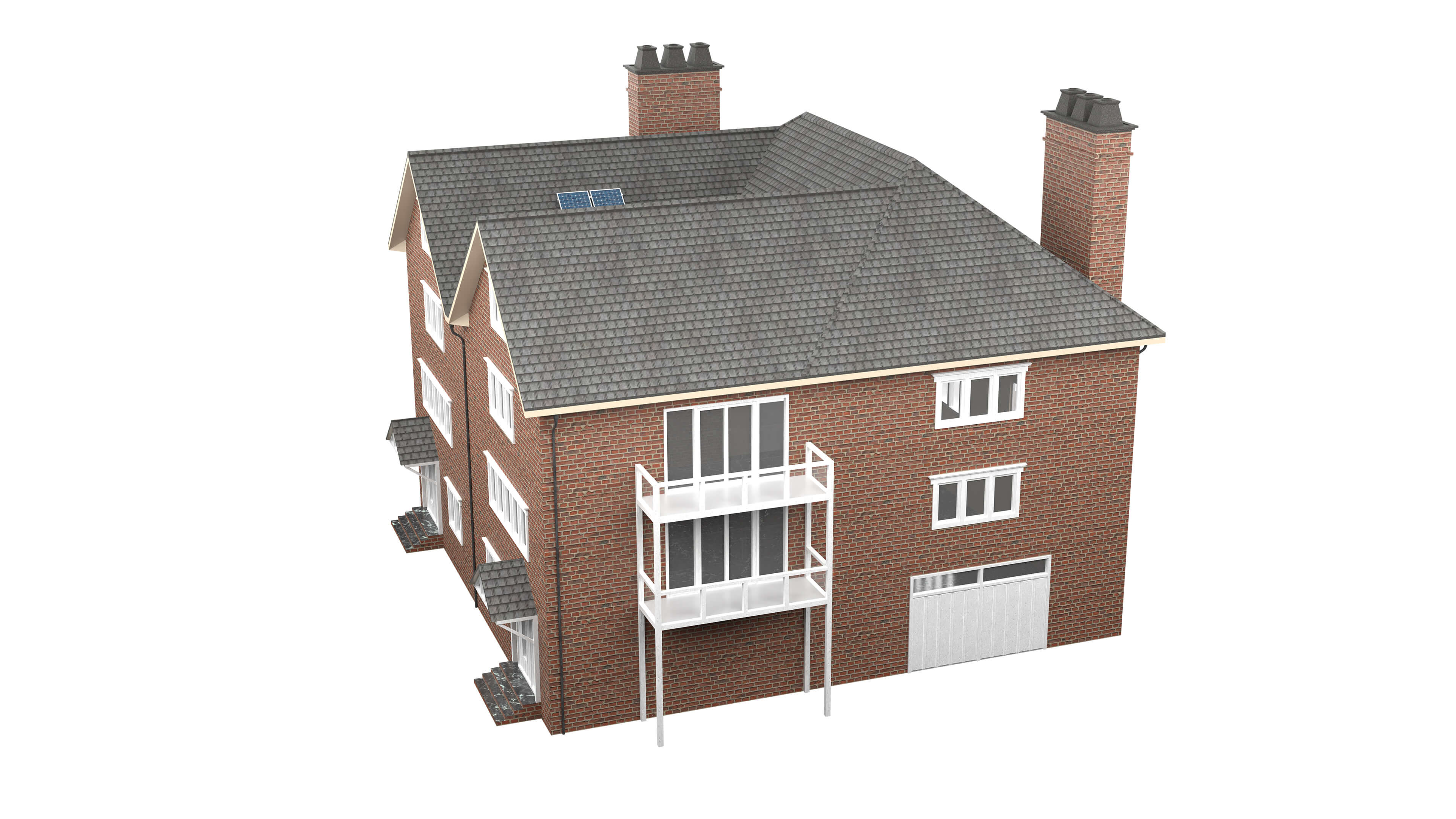 British House Design 03 - 3D Model by HT3dStudio