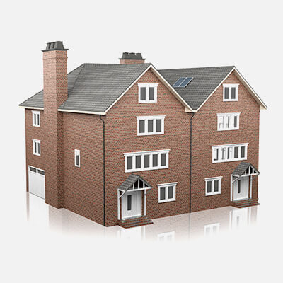 British House Design 03 - 3D Model by HT3dStudio