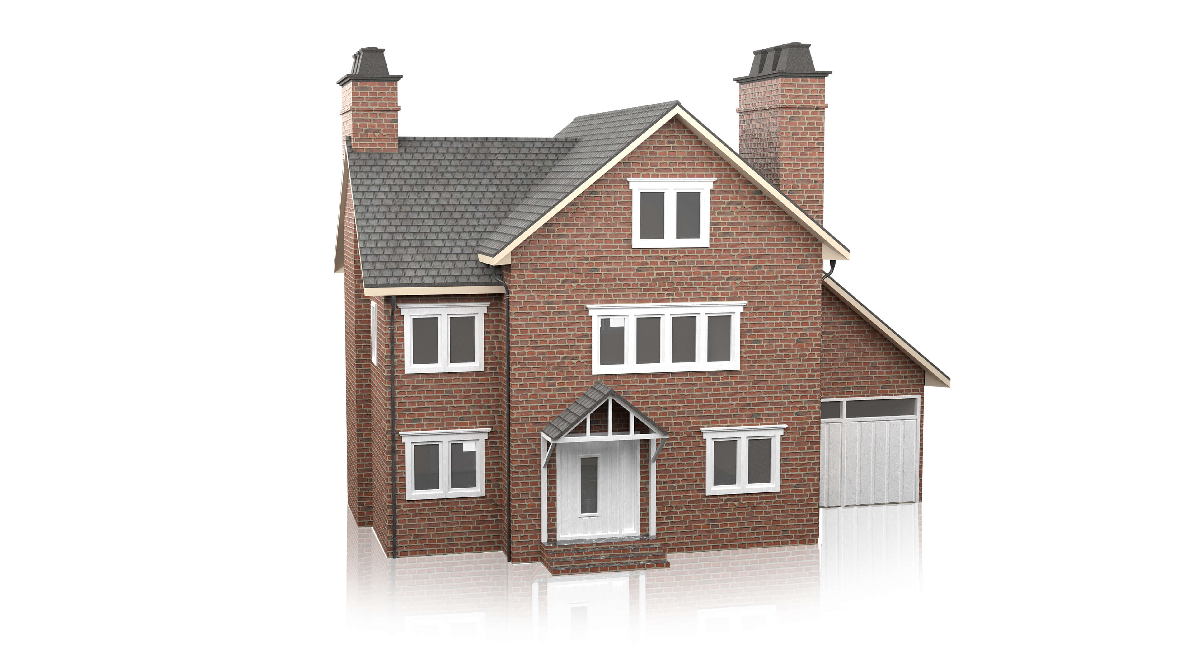 British House Design 04 - 3D Model by HT3dStudio