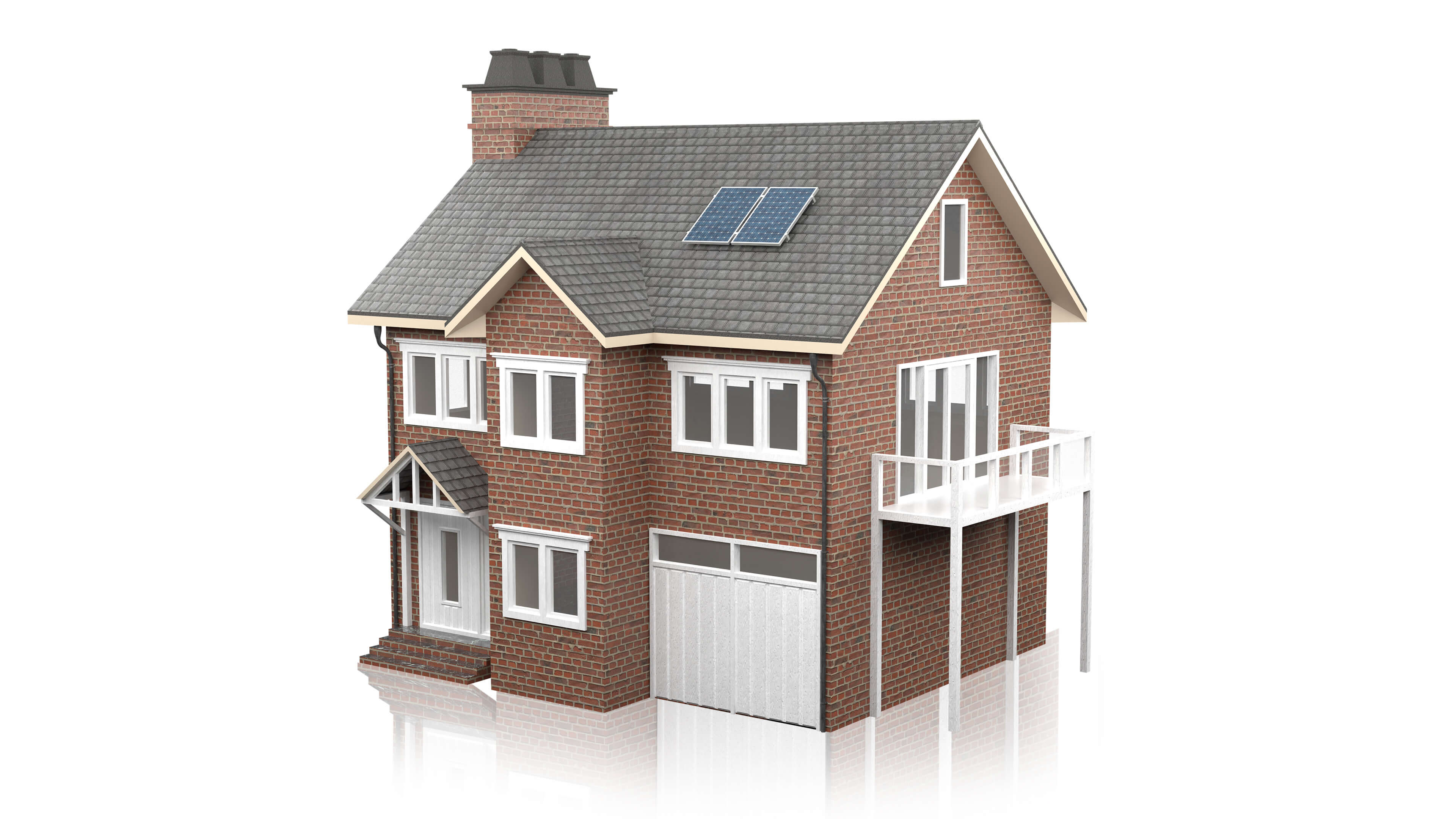 British House Design 05 - 3D Model by HT3dStudio