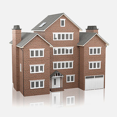 British House Design 07 - 3D Model by HT3dStudio