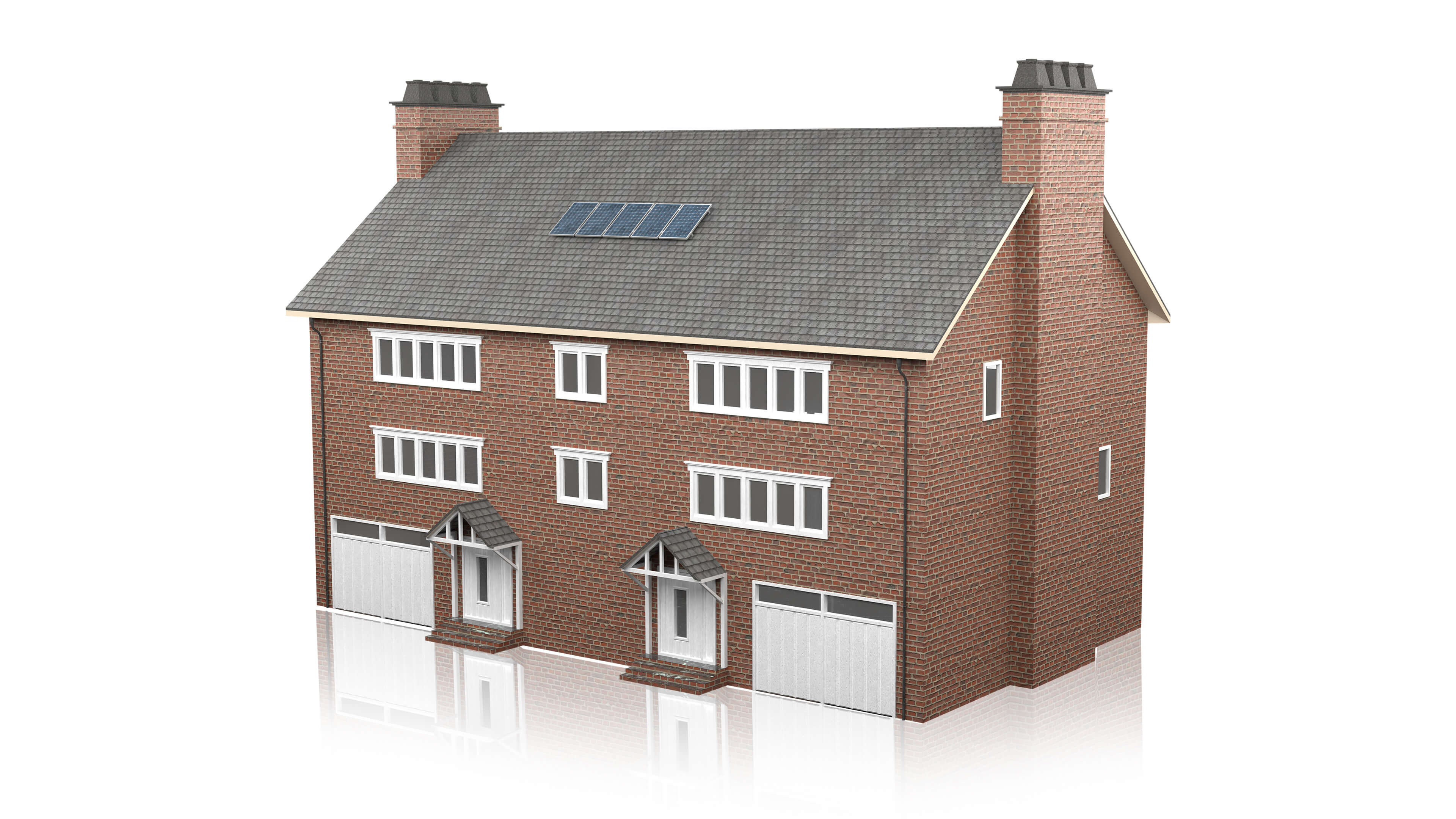 British House Design Collection - 6 Pieces by HT3dStudio