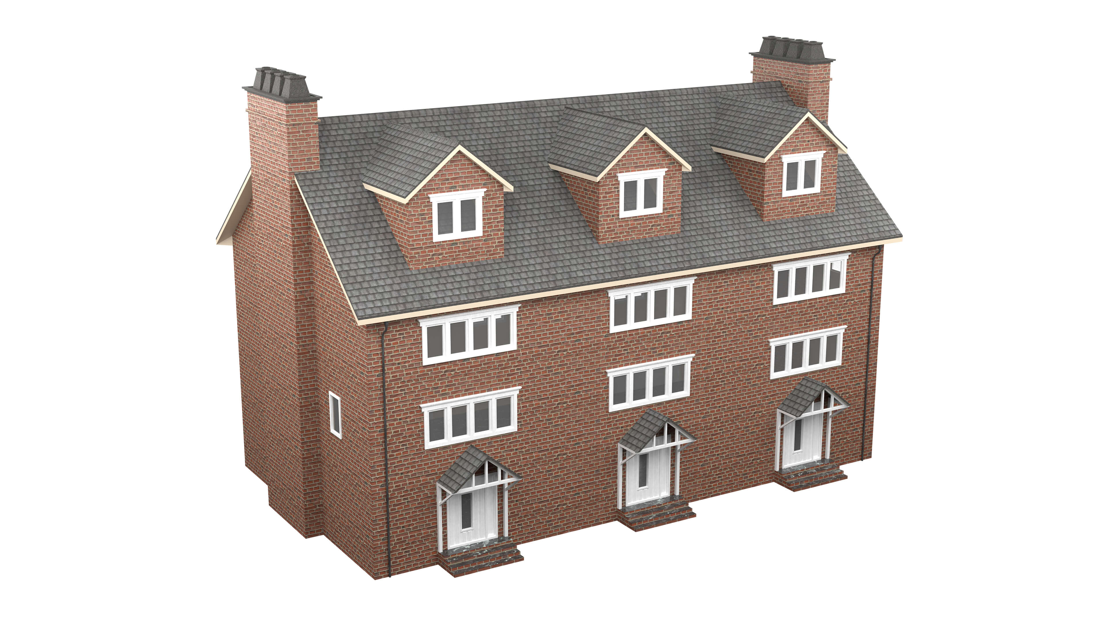 British House Design 09 - 3D Model by HT3dStudio