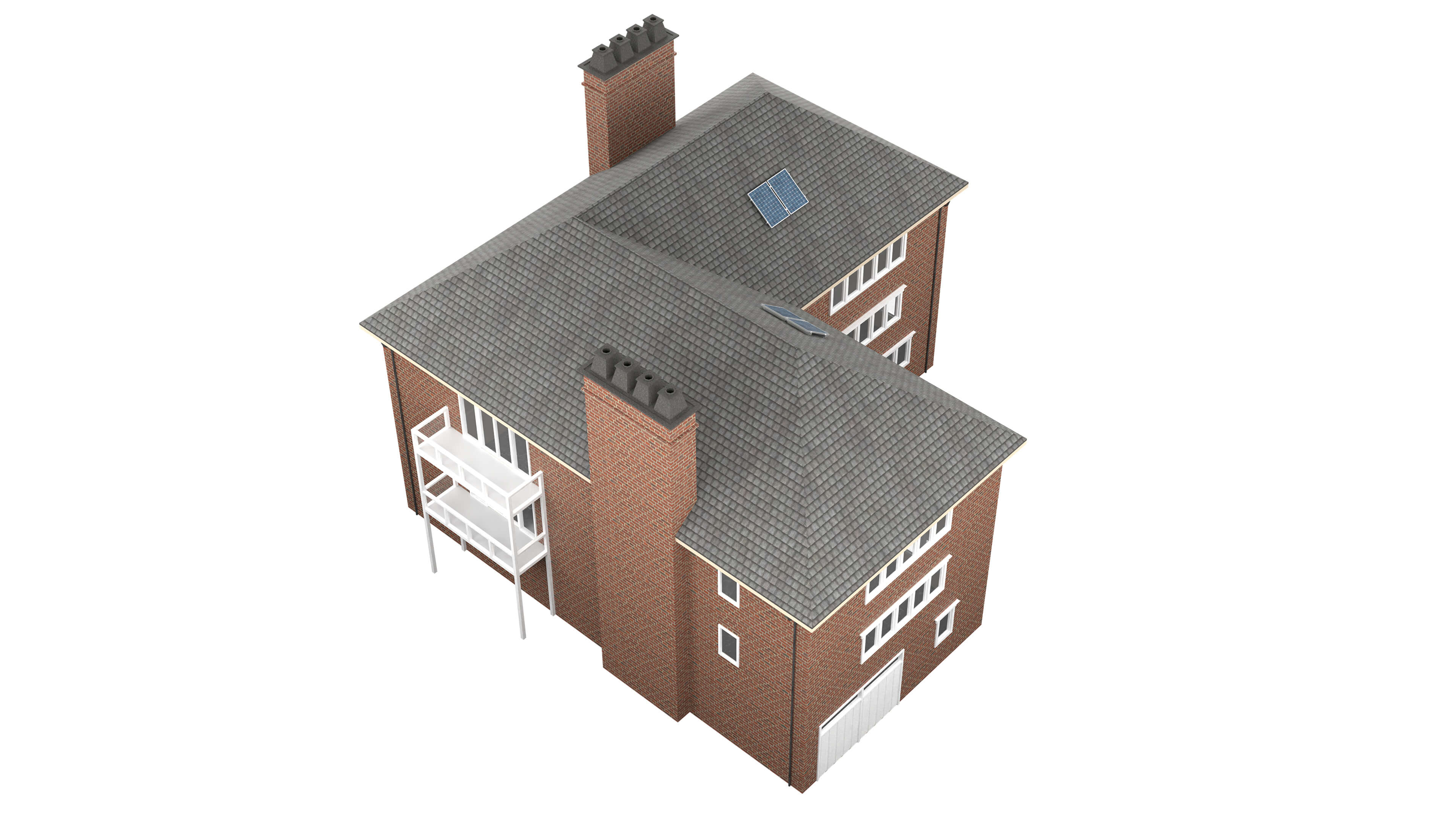 British House Design 10 - 3D Model by HT3dStudio