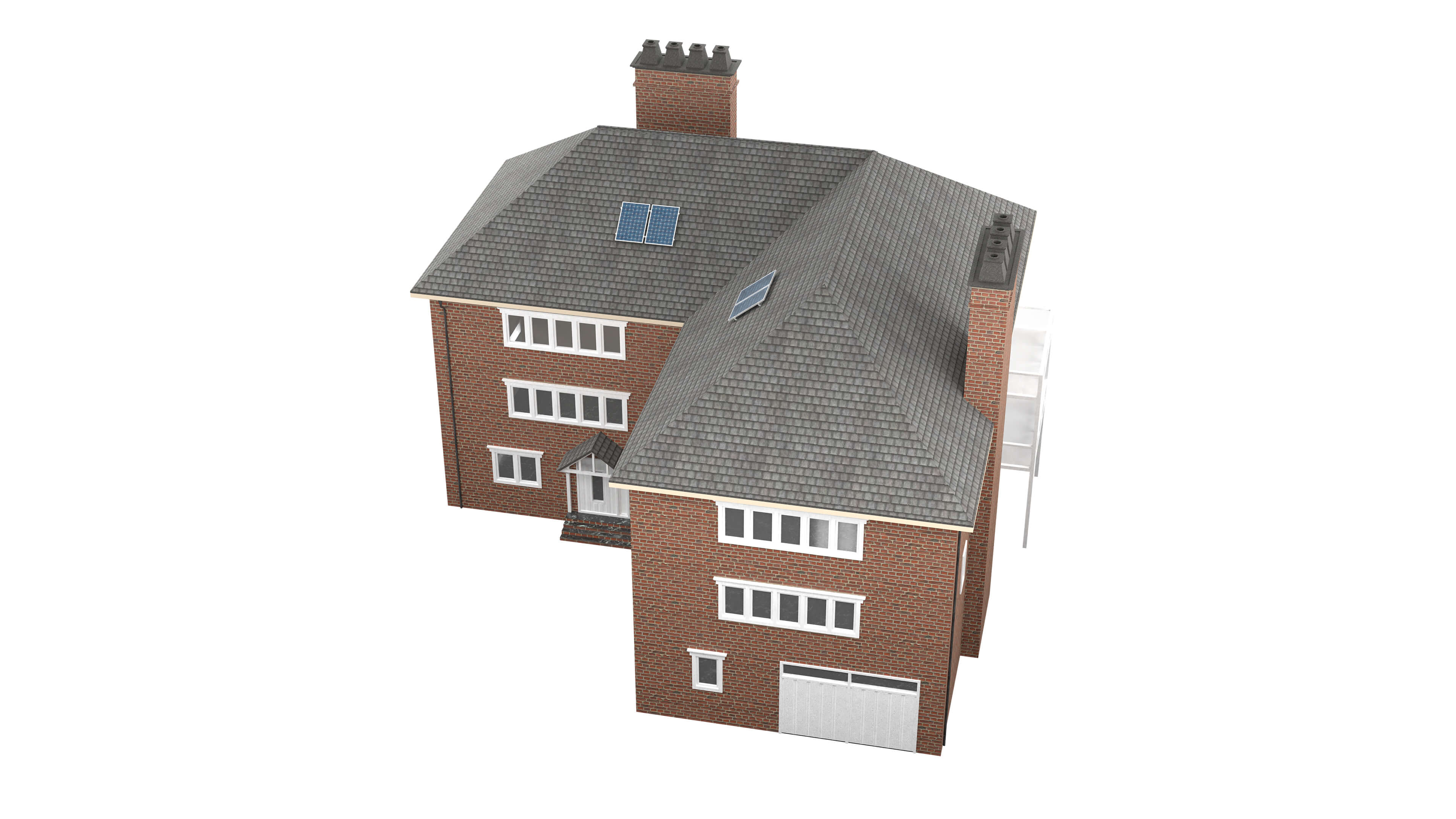 British House Design Collection - 6 Pieces by HT3dStudio