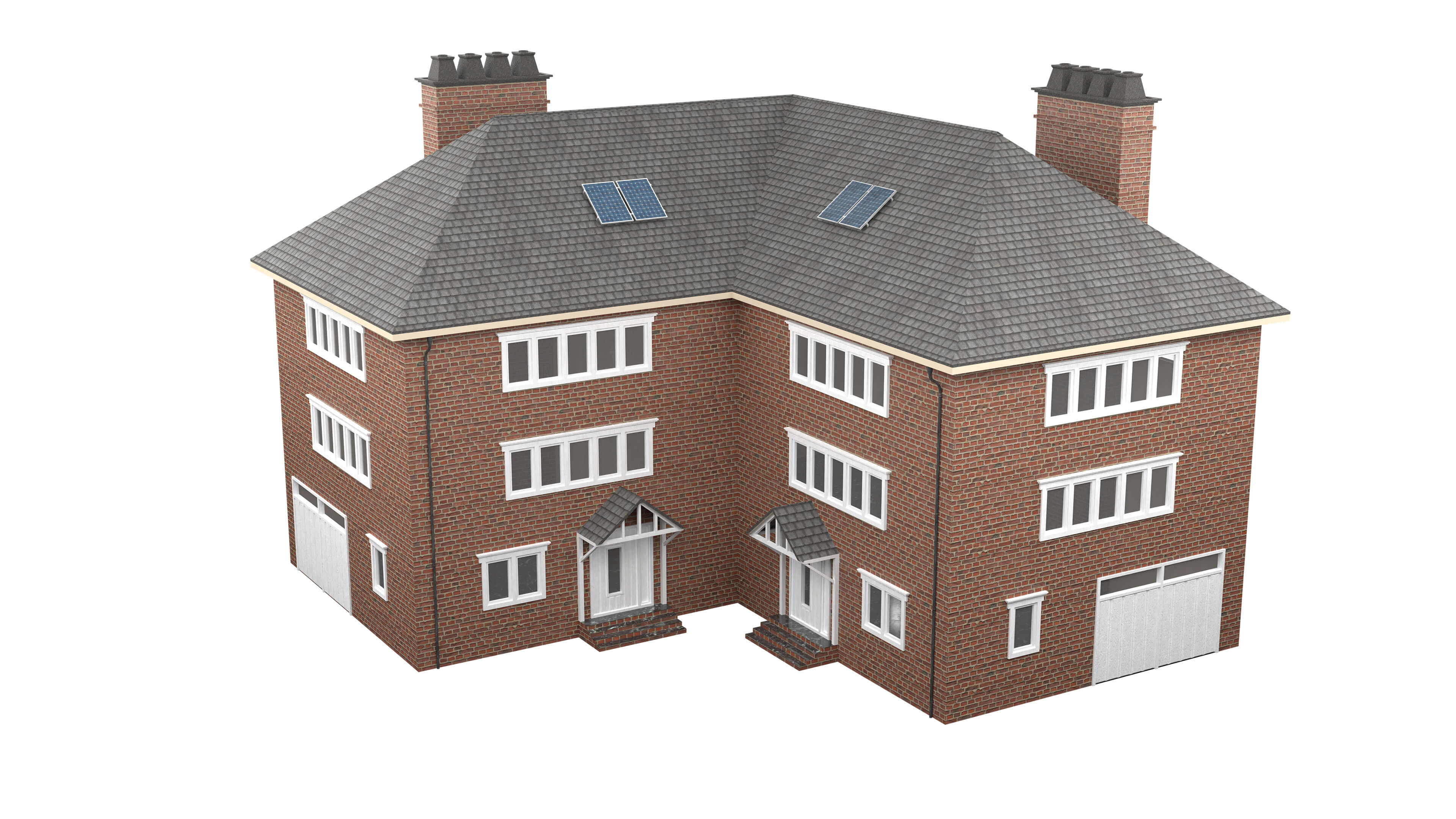 British House Design Collection - 6 Pieces by HT3dStudio