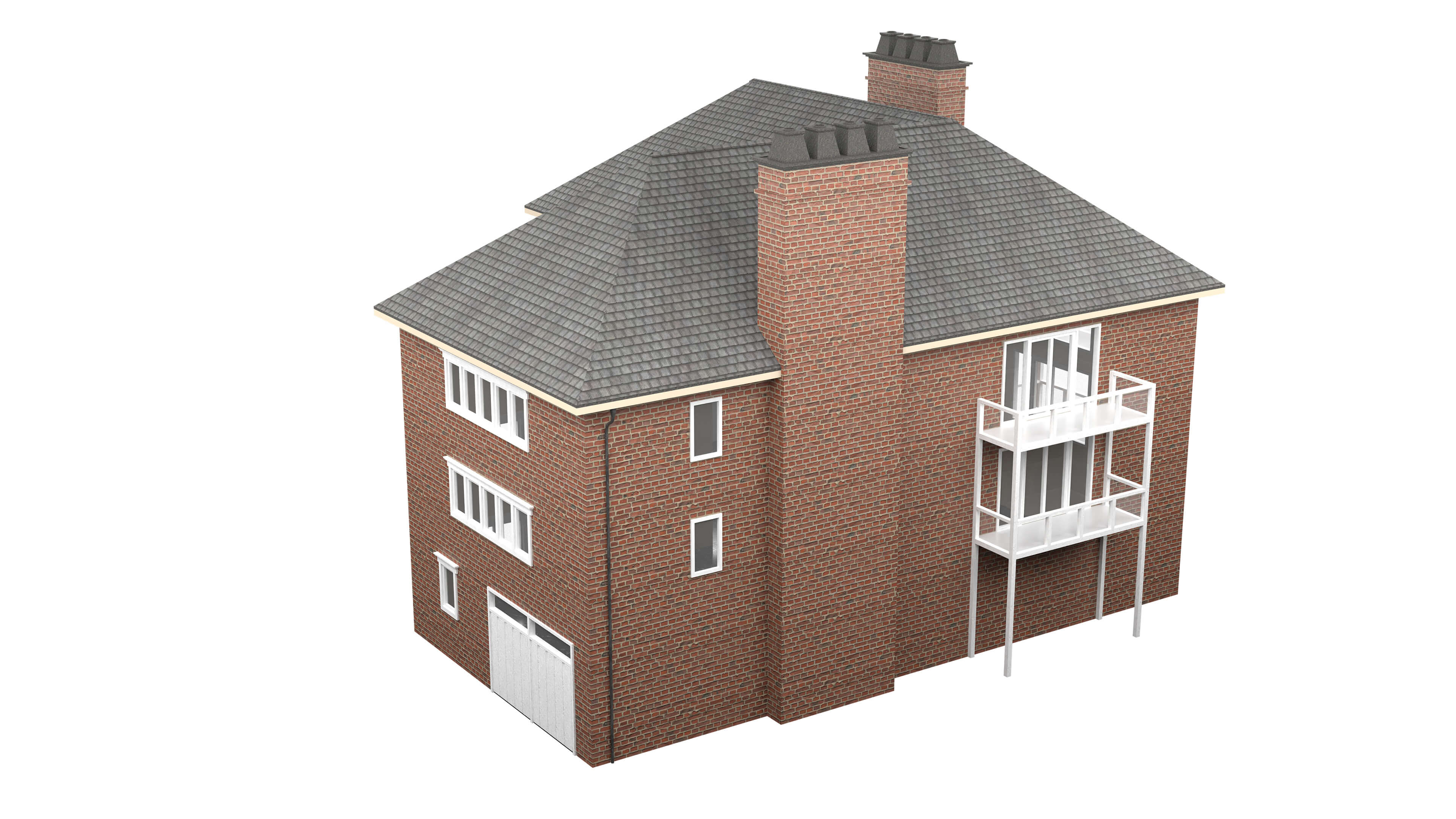 British House Design Collection - 6 Pieces by HT3dStudio