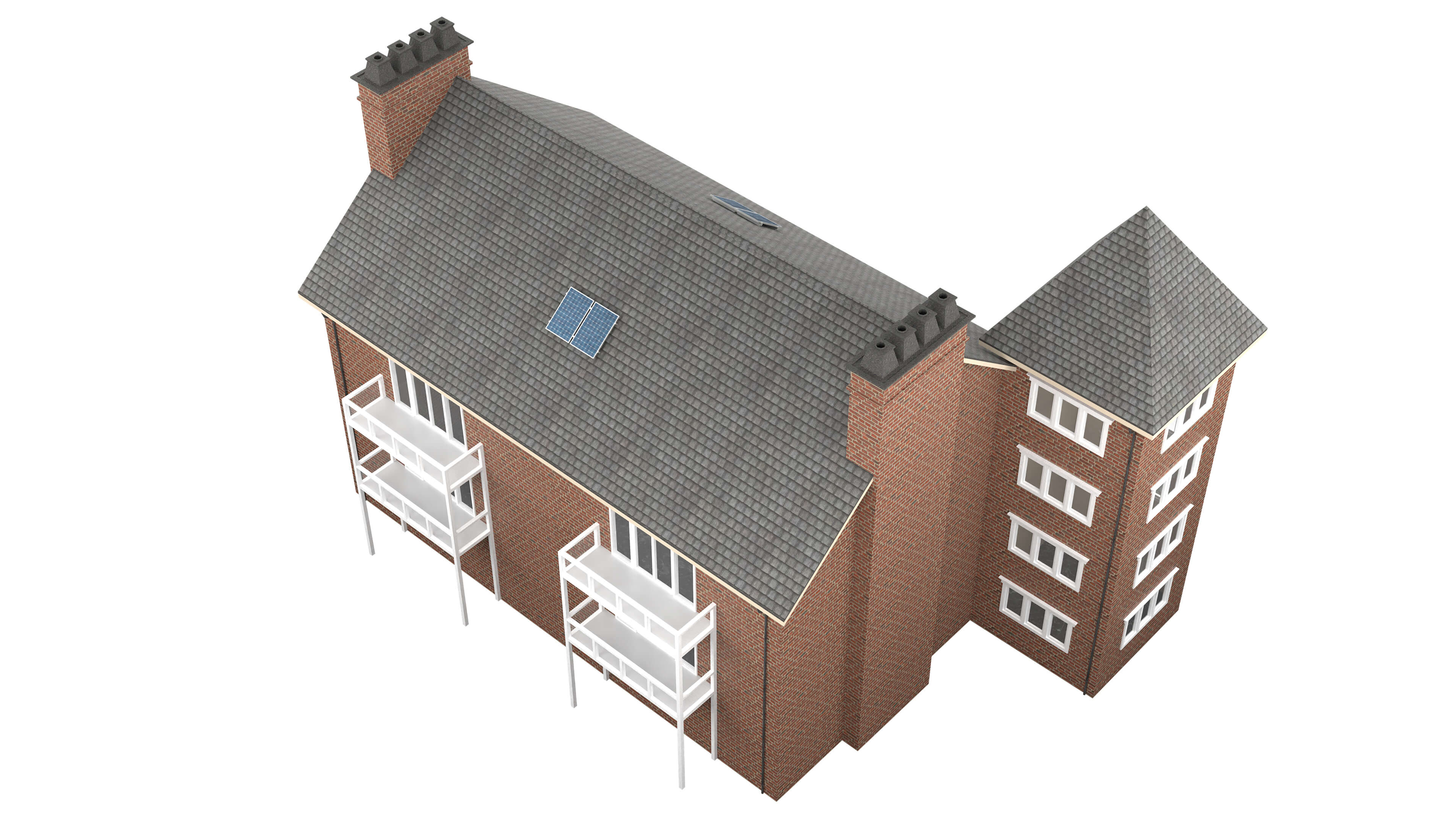 British House Design Collection - 6 Pieces by HT3dStudio