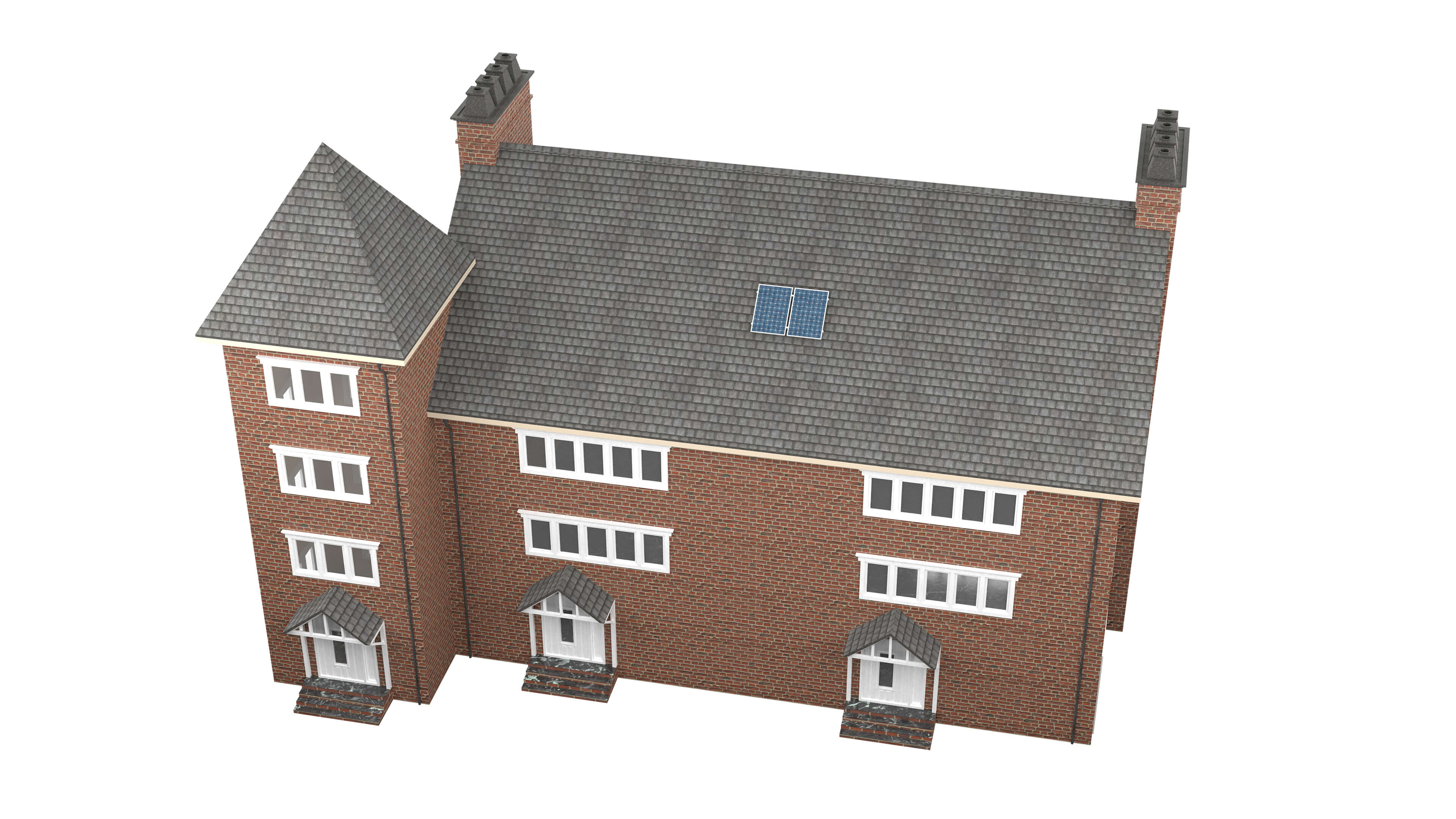 British House Design Collection - 6 Pieces by HT3dStudio