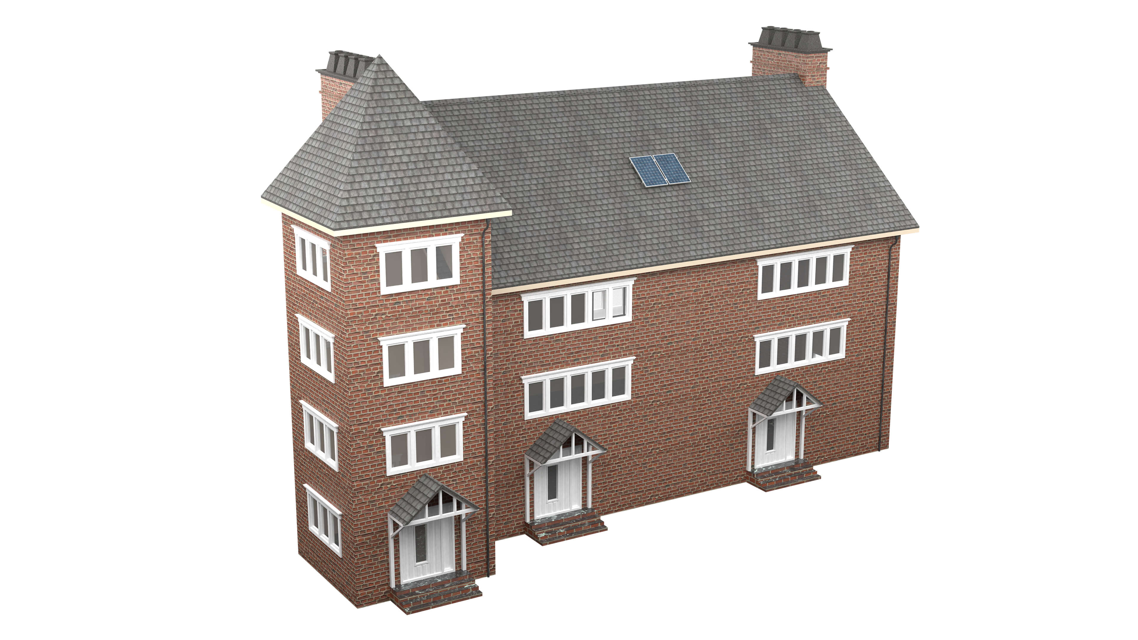 British House Design Collection - 6 Pieces by HT3dStudio