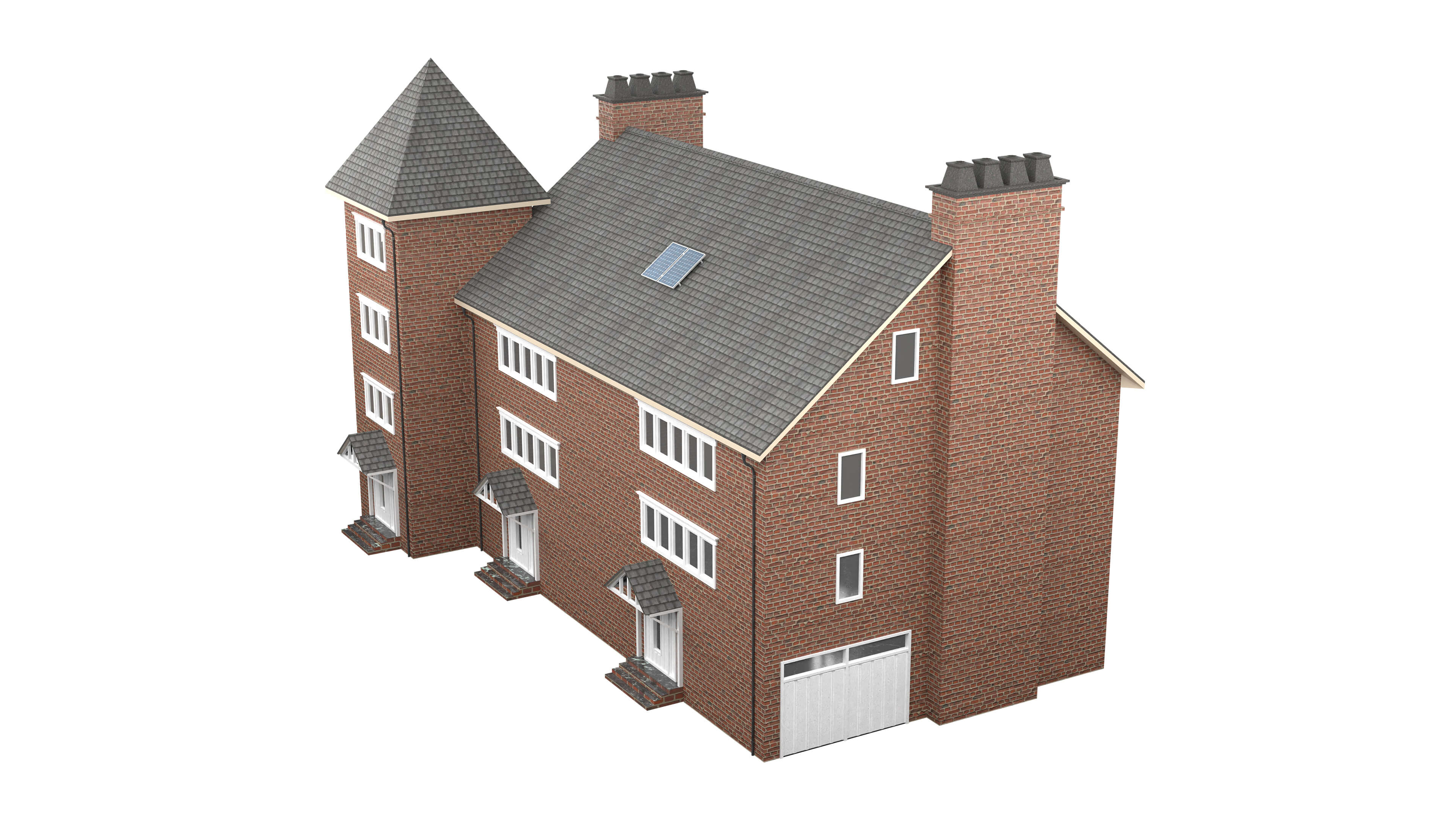 British House Design Collection - 6 Pieces by HT3dStudio