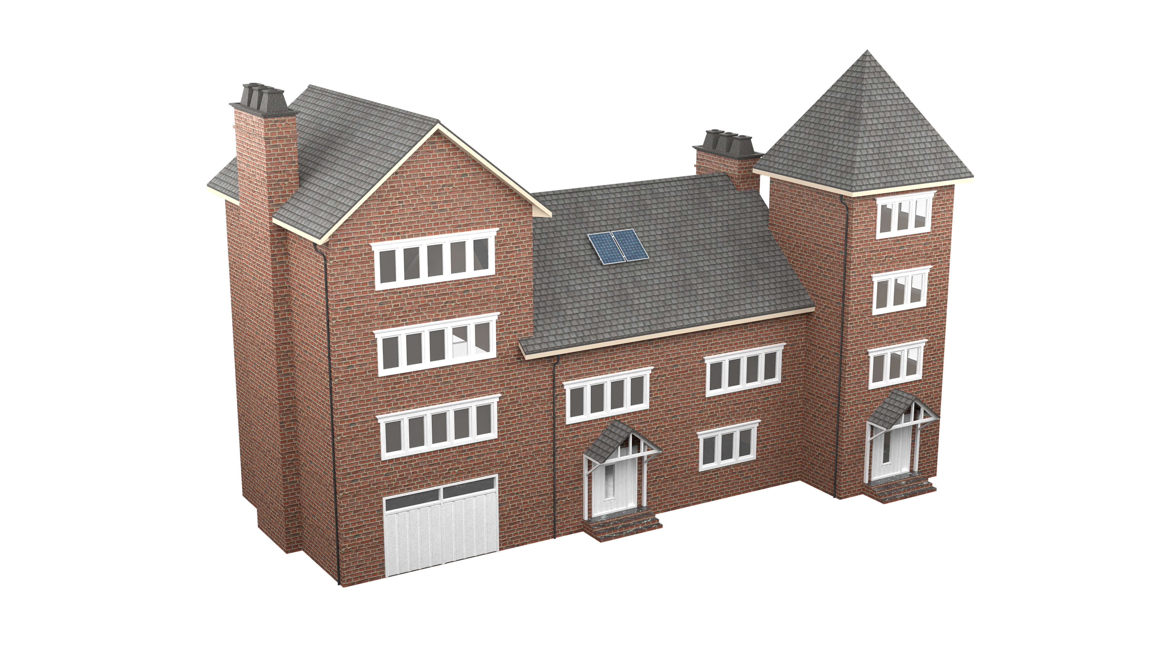 British House Design Collection - 6 Pieces by HT3dStudio