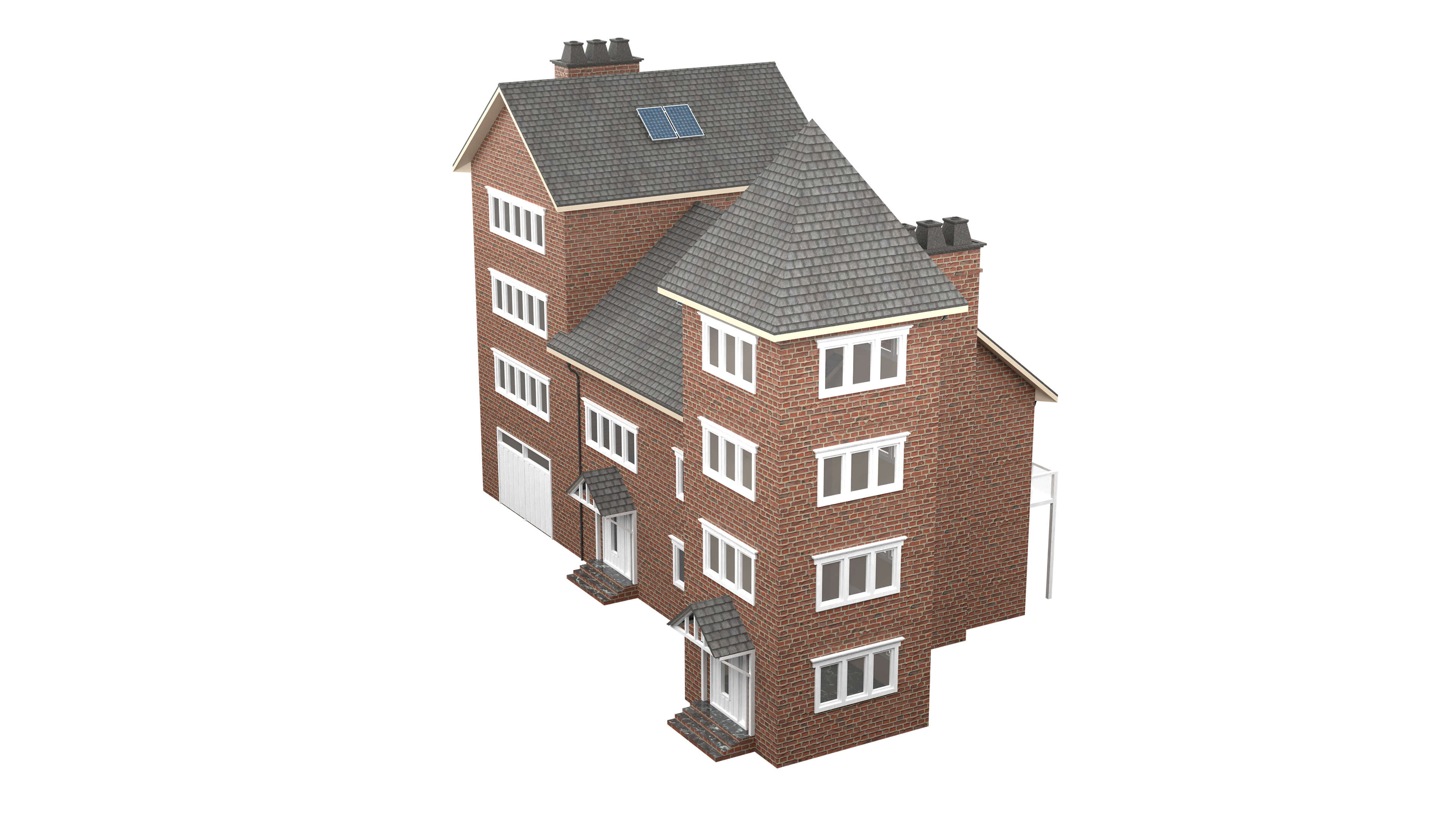 British House Design 12 - 3D Model by HT3dStudio