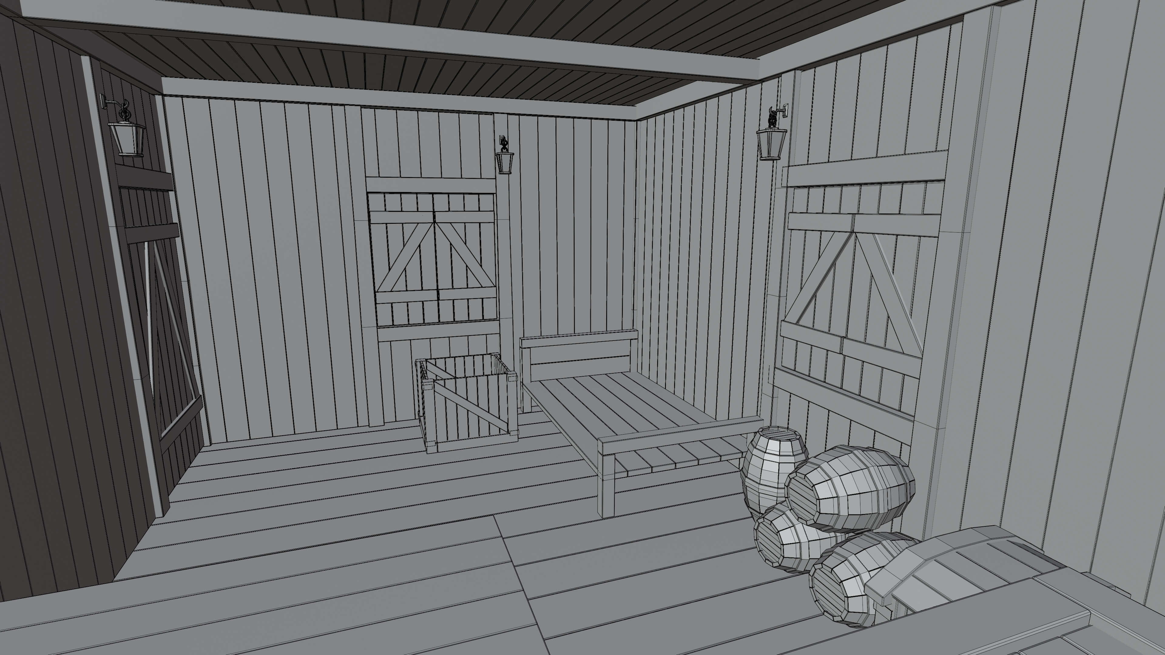 Medieval Fantasy House 04 - 3D Model by HT3dStudio