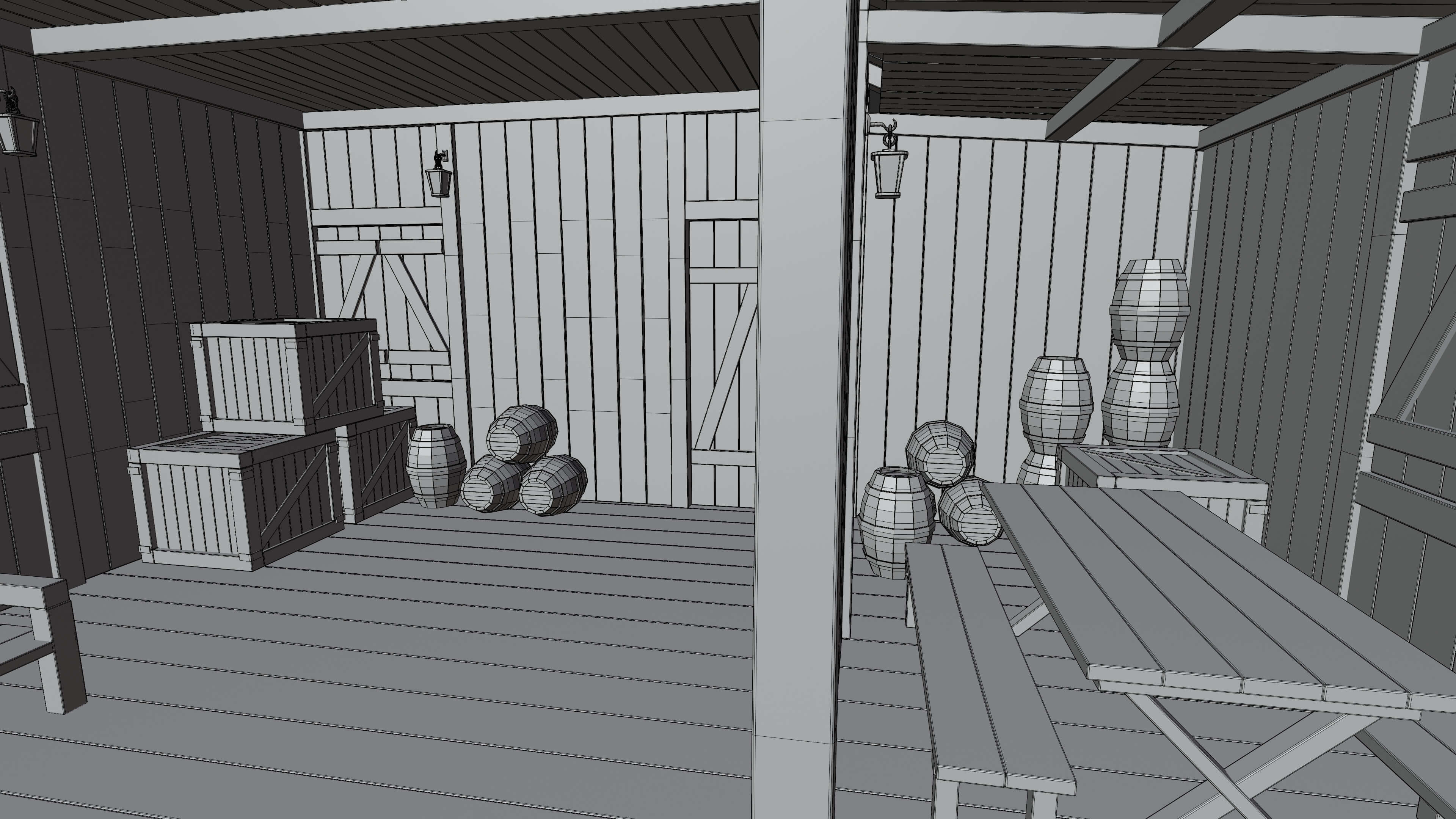 Medieval Fantasy House 06 - 3D Model by HT3dStudio