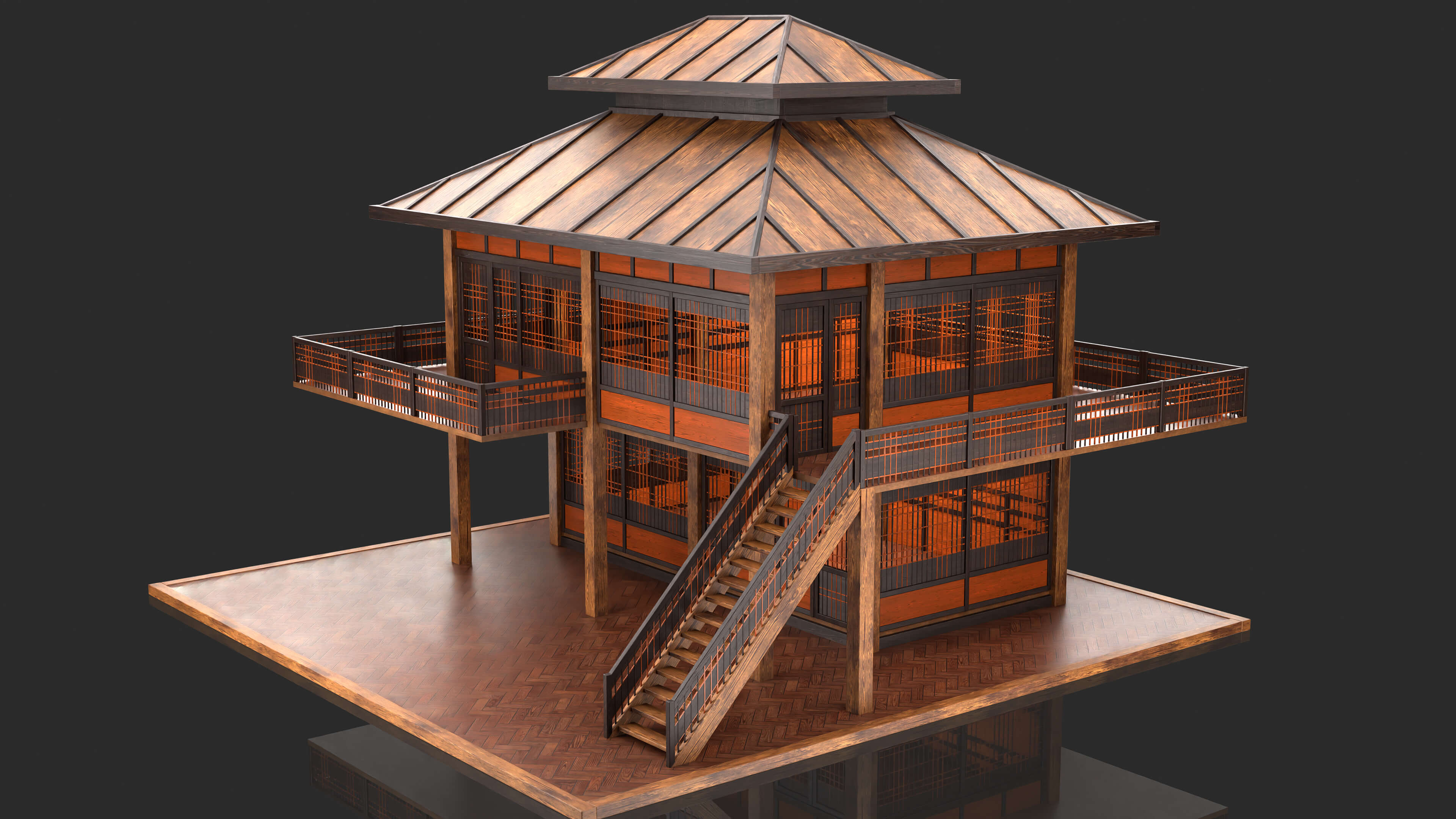 Medieval Fantasy House 07 With Interior and Exterior - 3D Model by ...