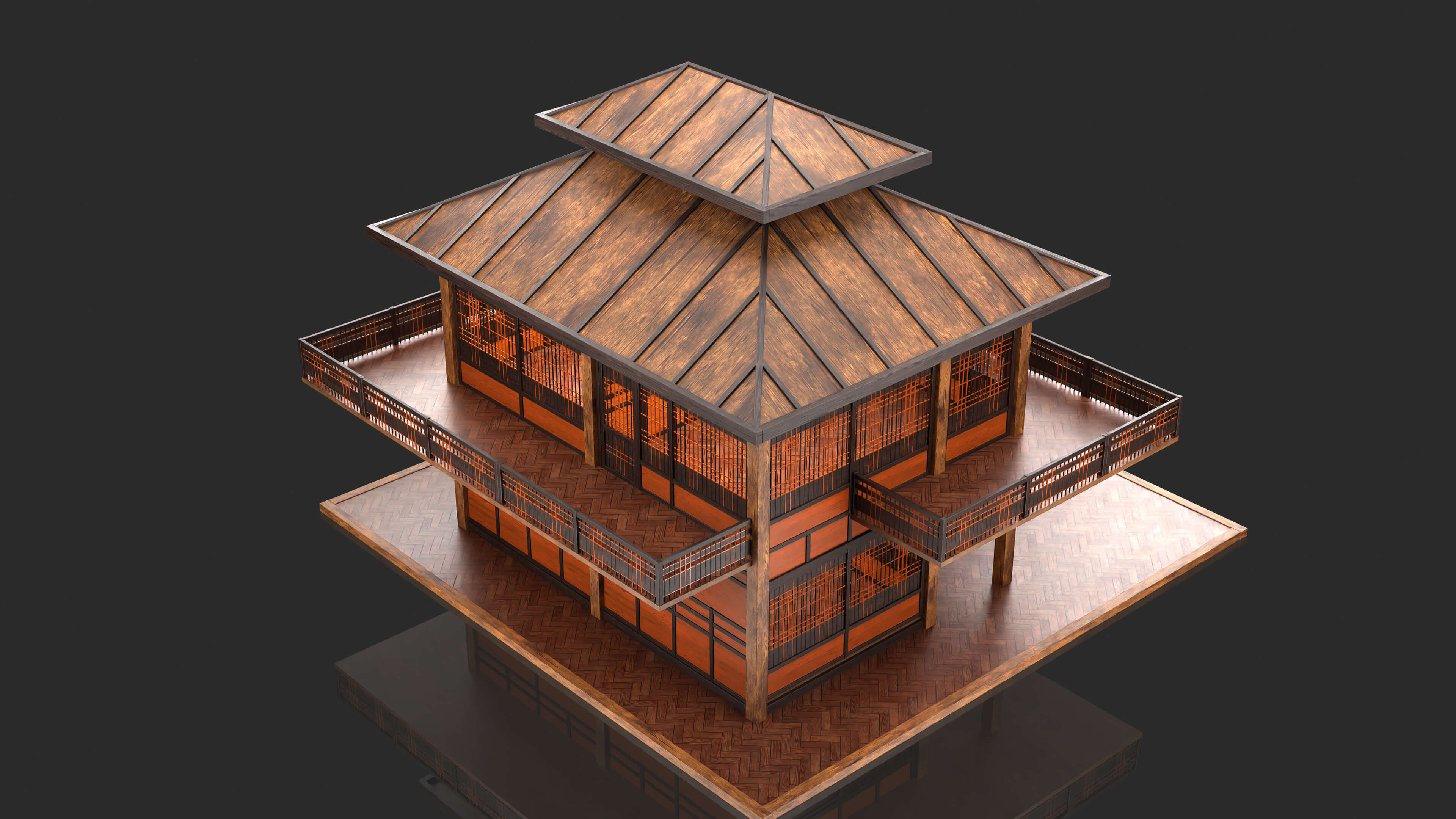 Medieval Fantasy Houses Collection 2 - Game Assets-6 Houses by HT3dStudio