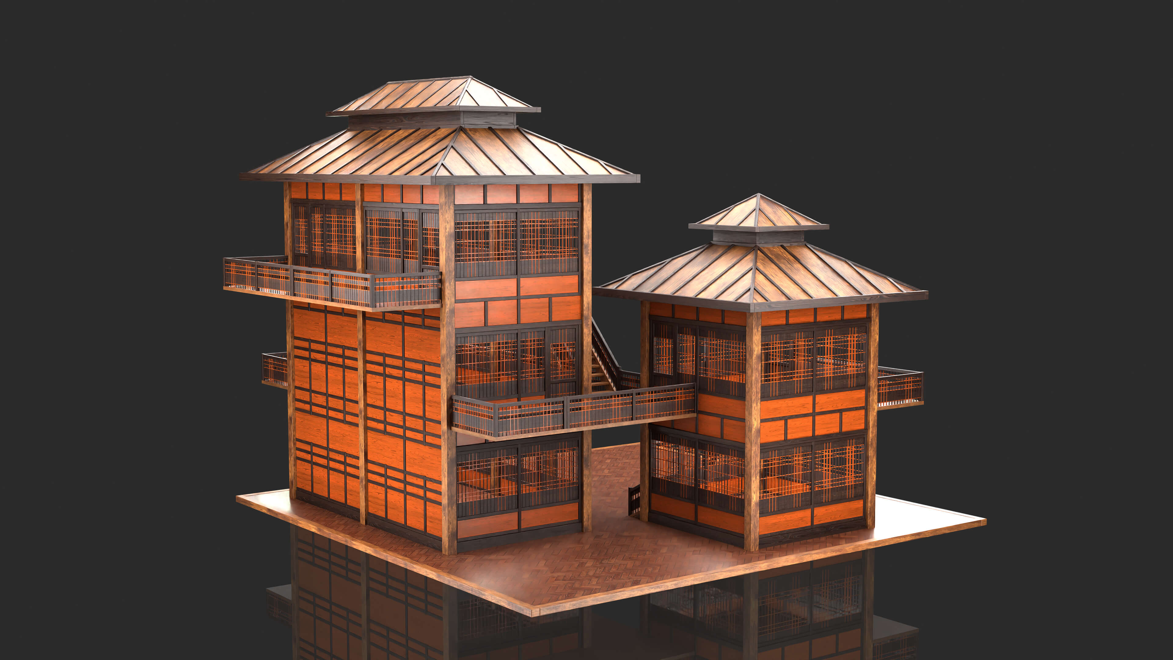 Medieval Fantasy House 08 With Interior and Exterior - 3D Model by ...