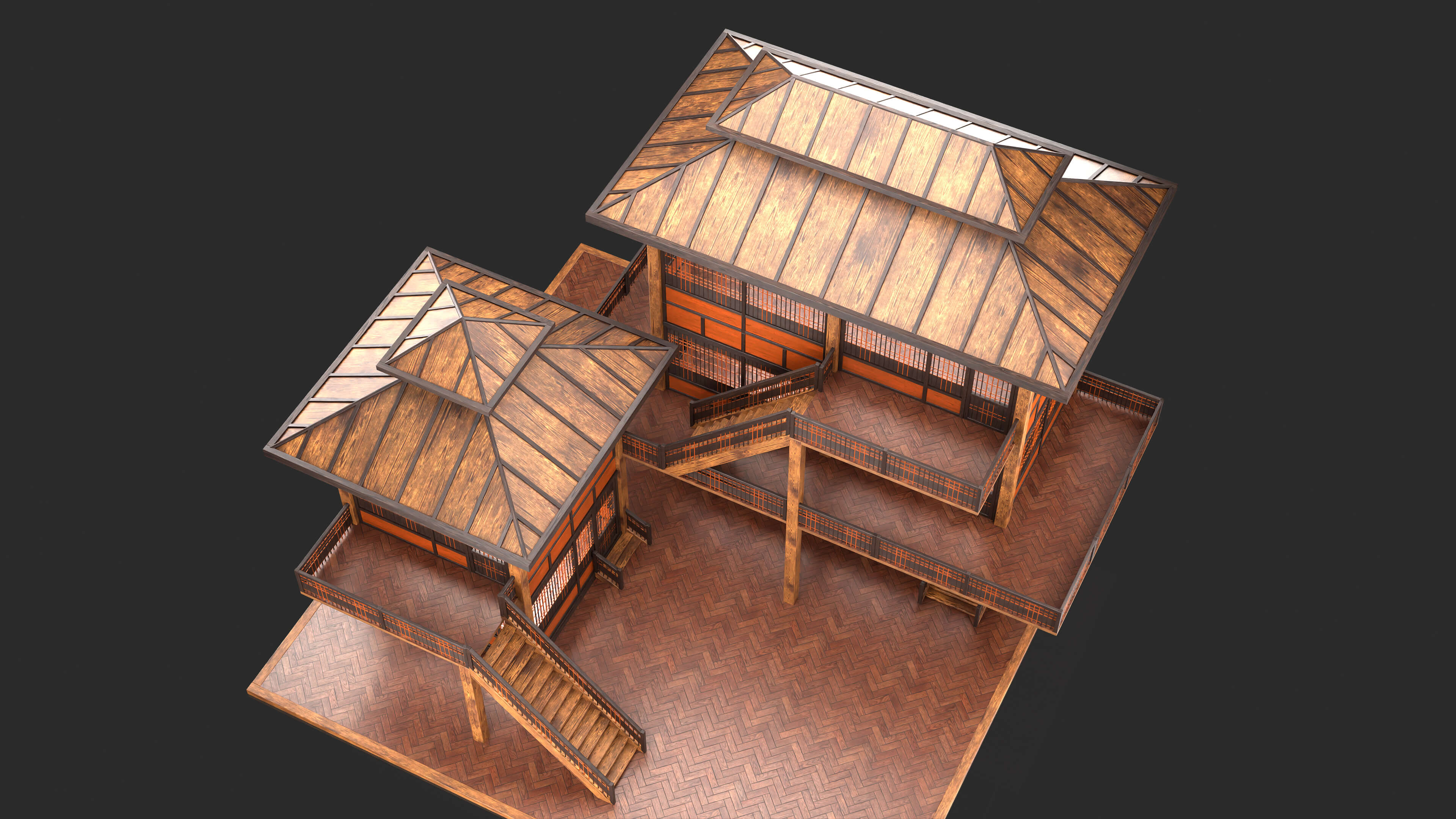 Medieval Fantasy House 08 With Interior and Exterior - 3D Model by ...