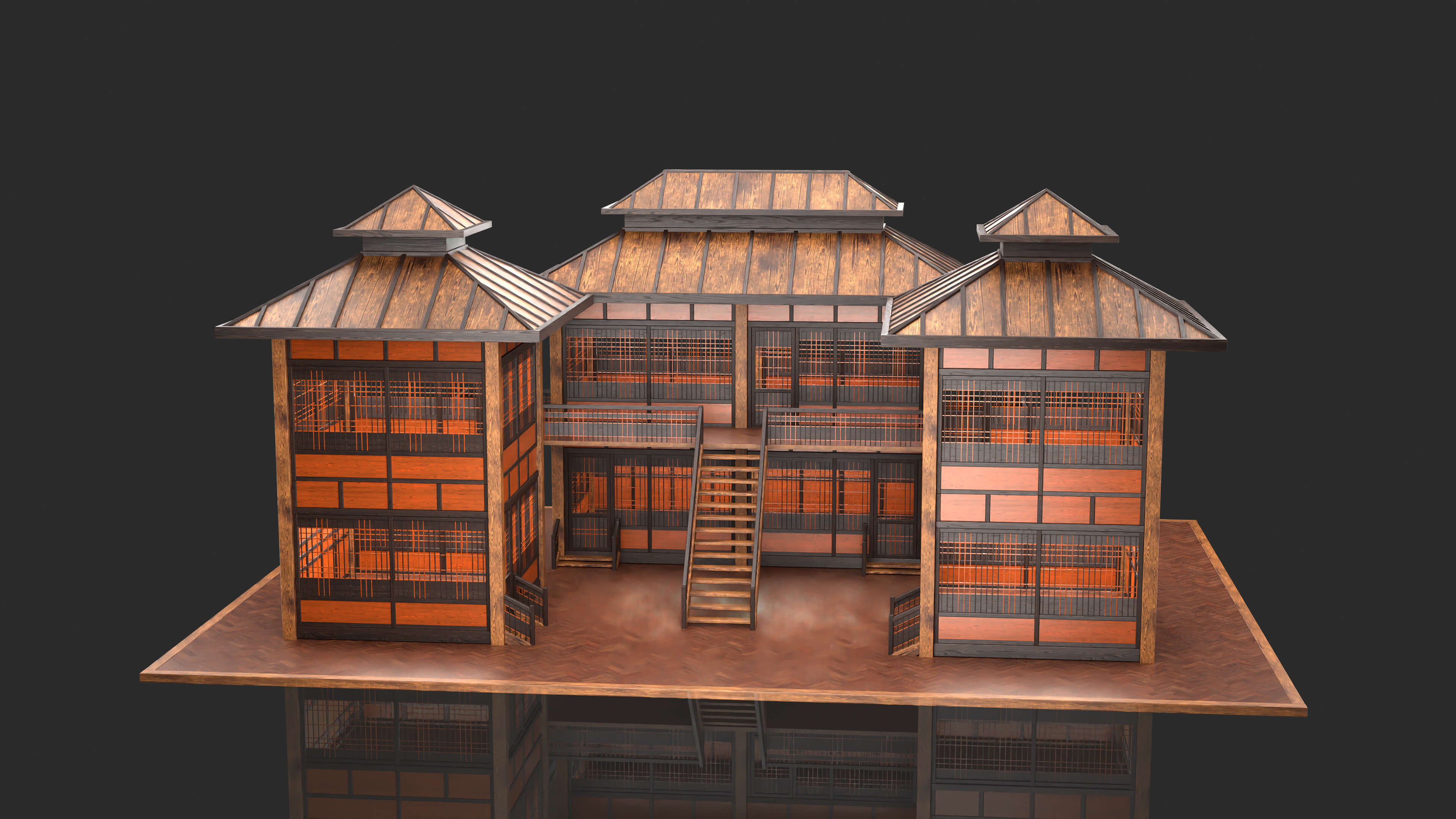 Medieval Fantasy House 11 With Interior and Exterior - 3D Model by ...