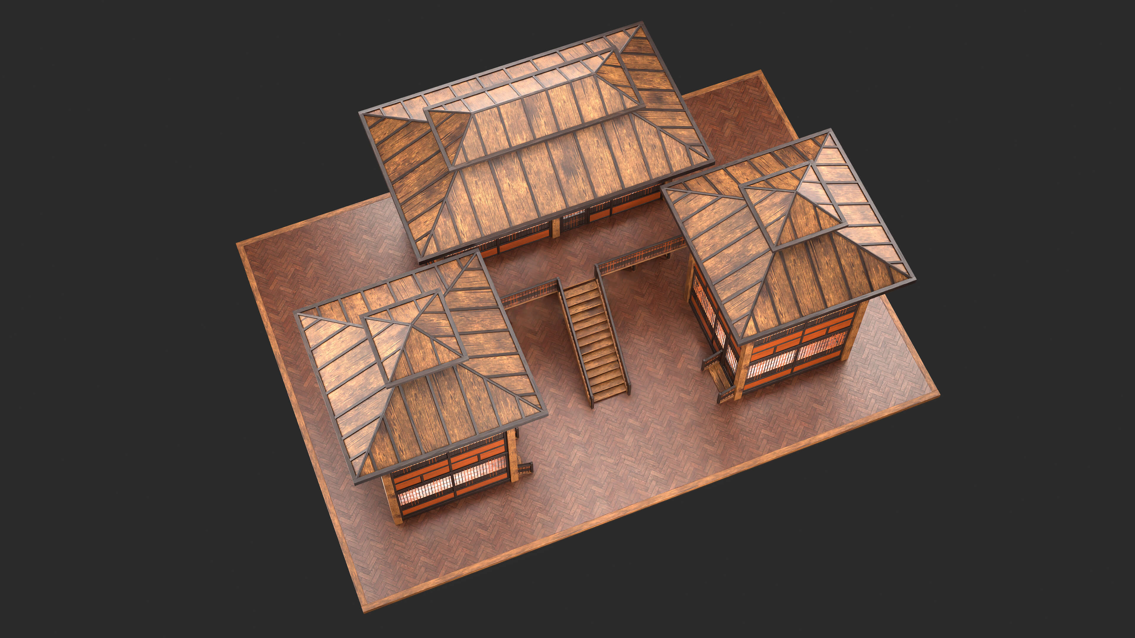 Medieval Fantasy House 11 With Interior and Exterior - 3D Model by ...