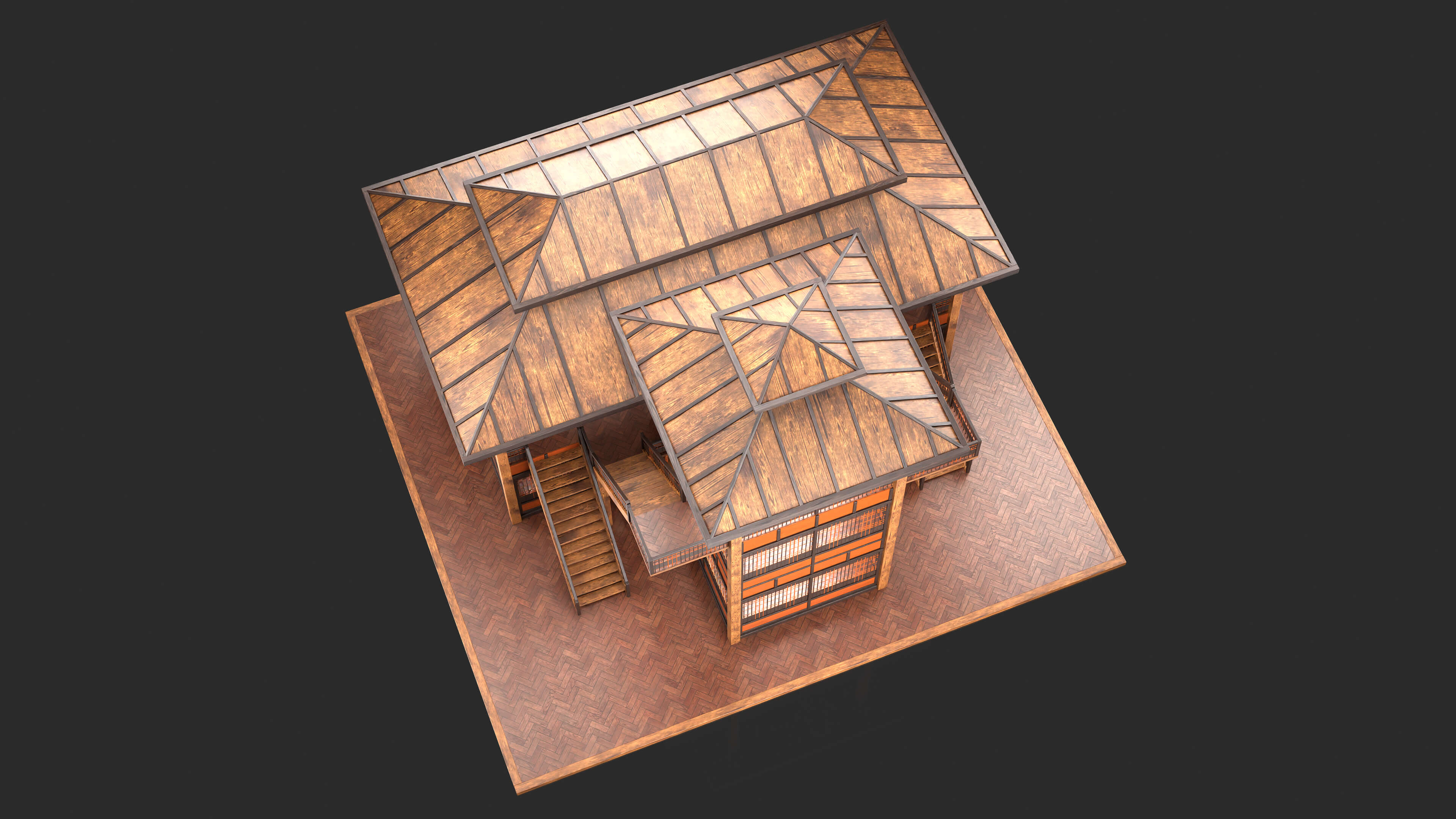 Medieval Fantasy House 12 With Interior and Exterior - 3D Model by ...