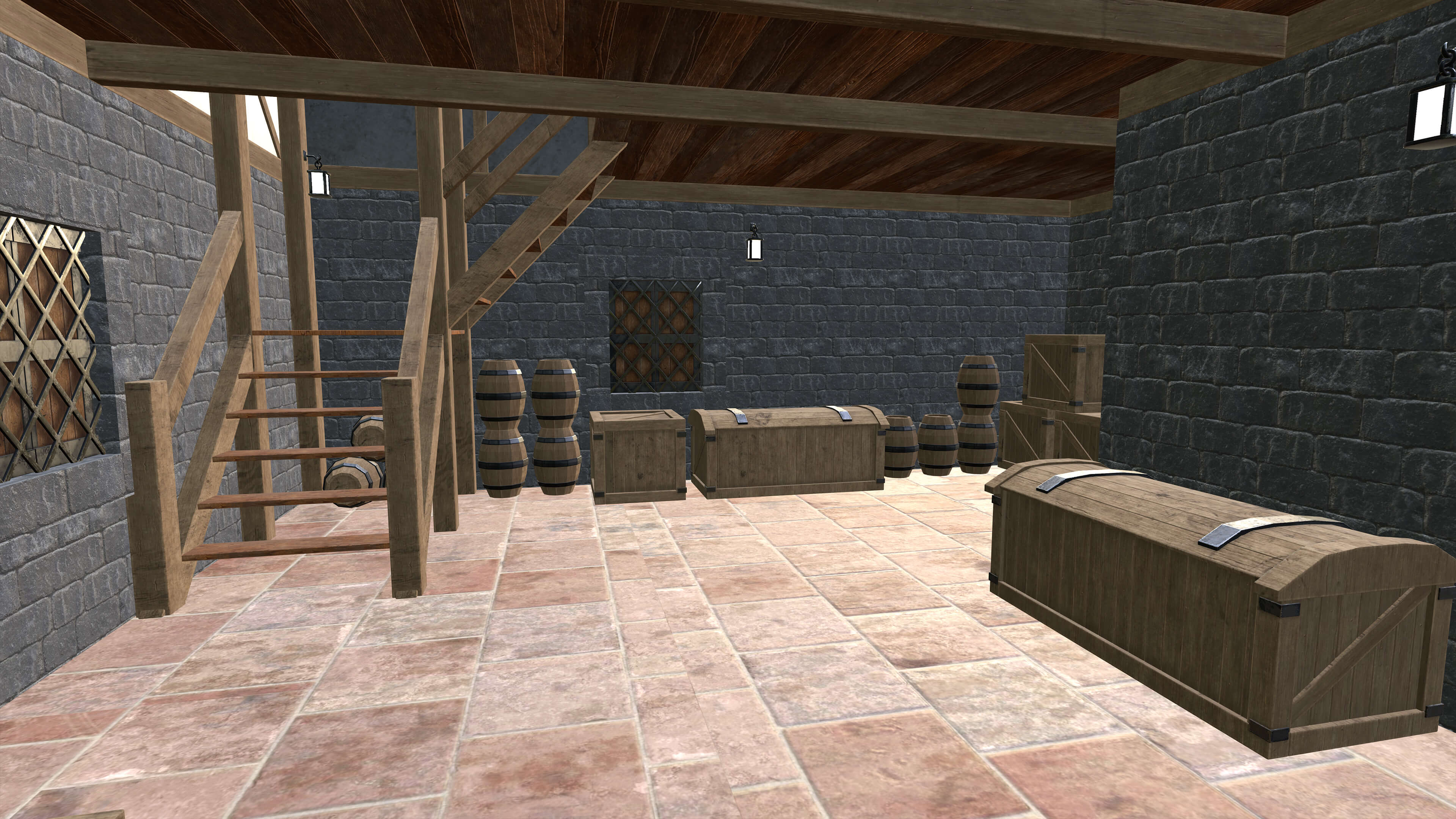 Medieval Fantasy House - 3D Model by HT3dStudio