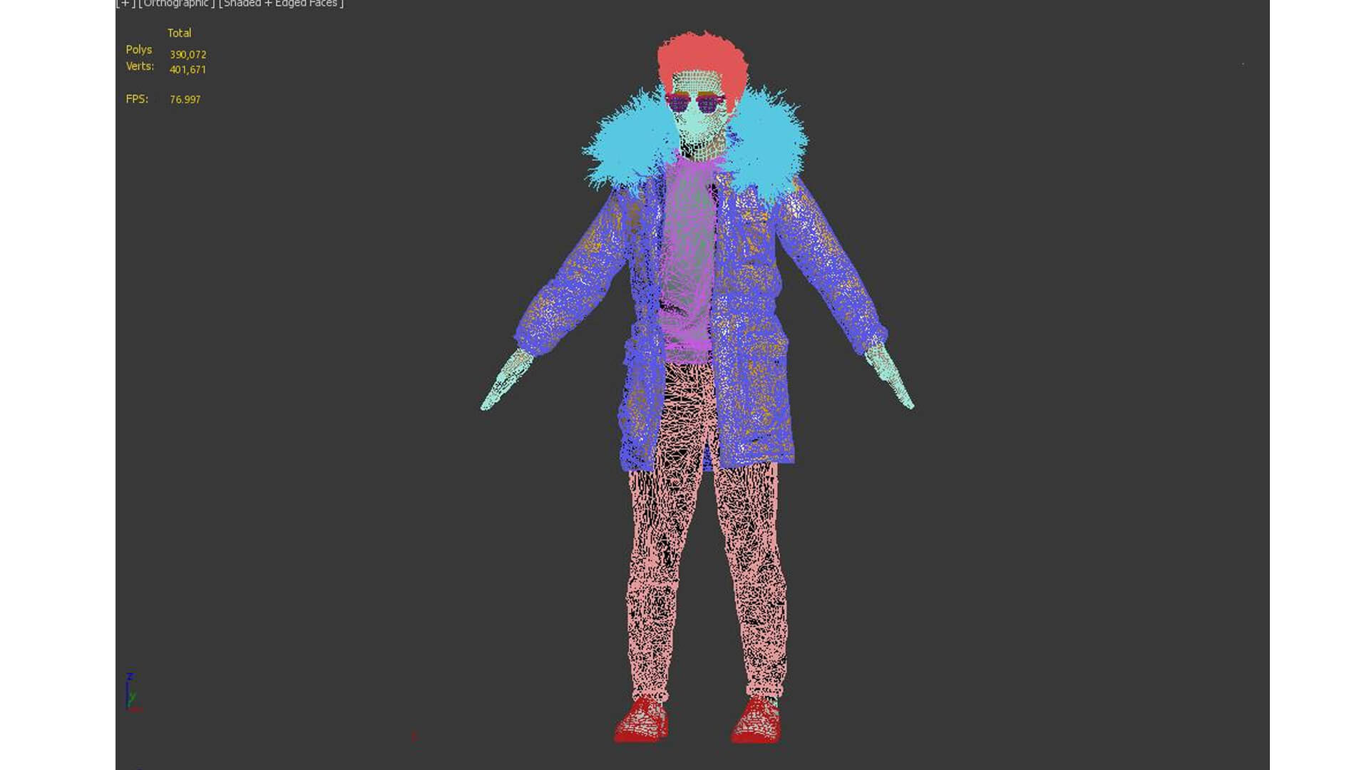 Asian Man actor - 3D Model by Huang_9527