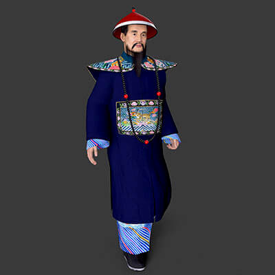 Asian People - 3D Model by Huang_9527