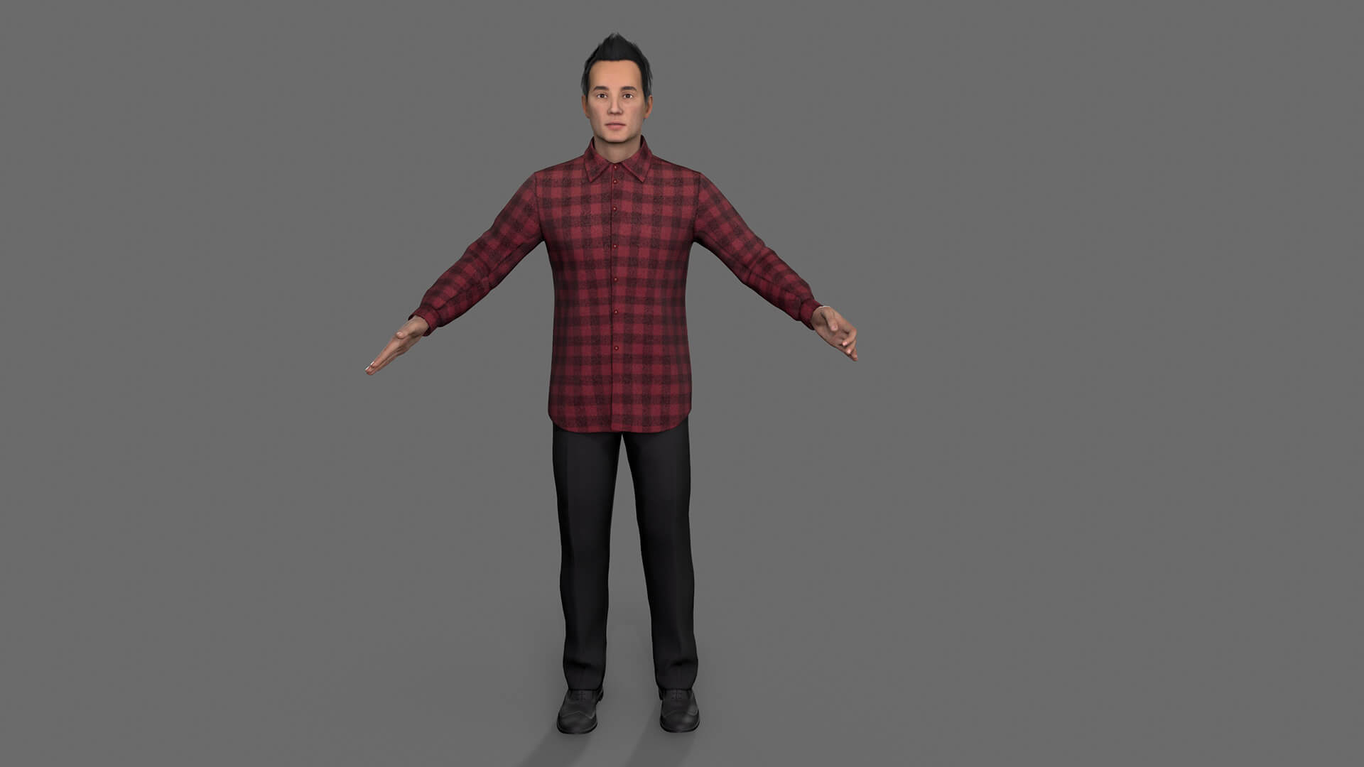 Asian People - 3D Model by Huang_9527