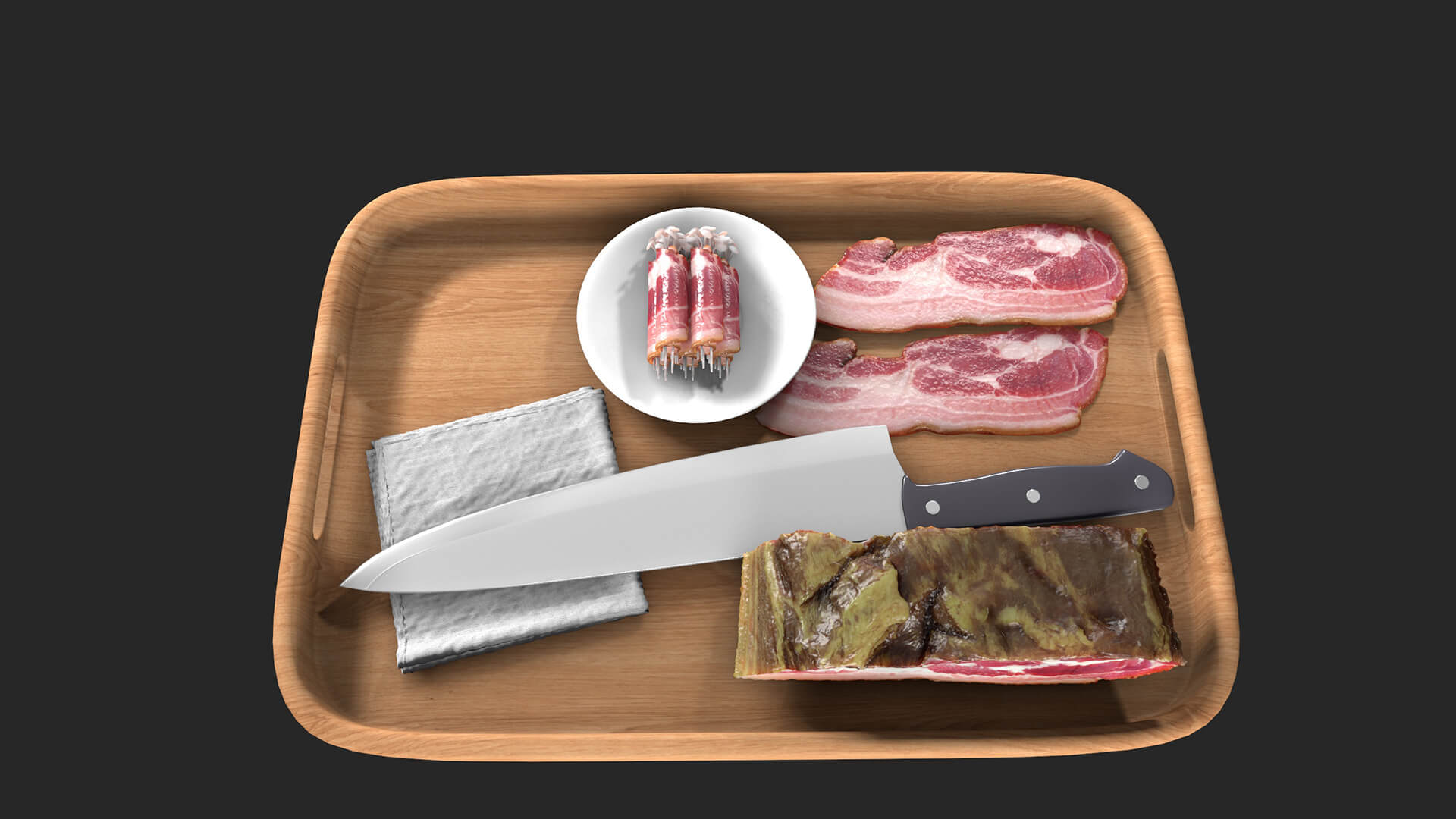 food and drinks - 3D Model by Huang_9527