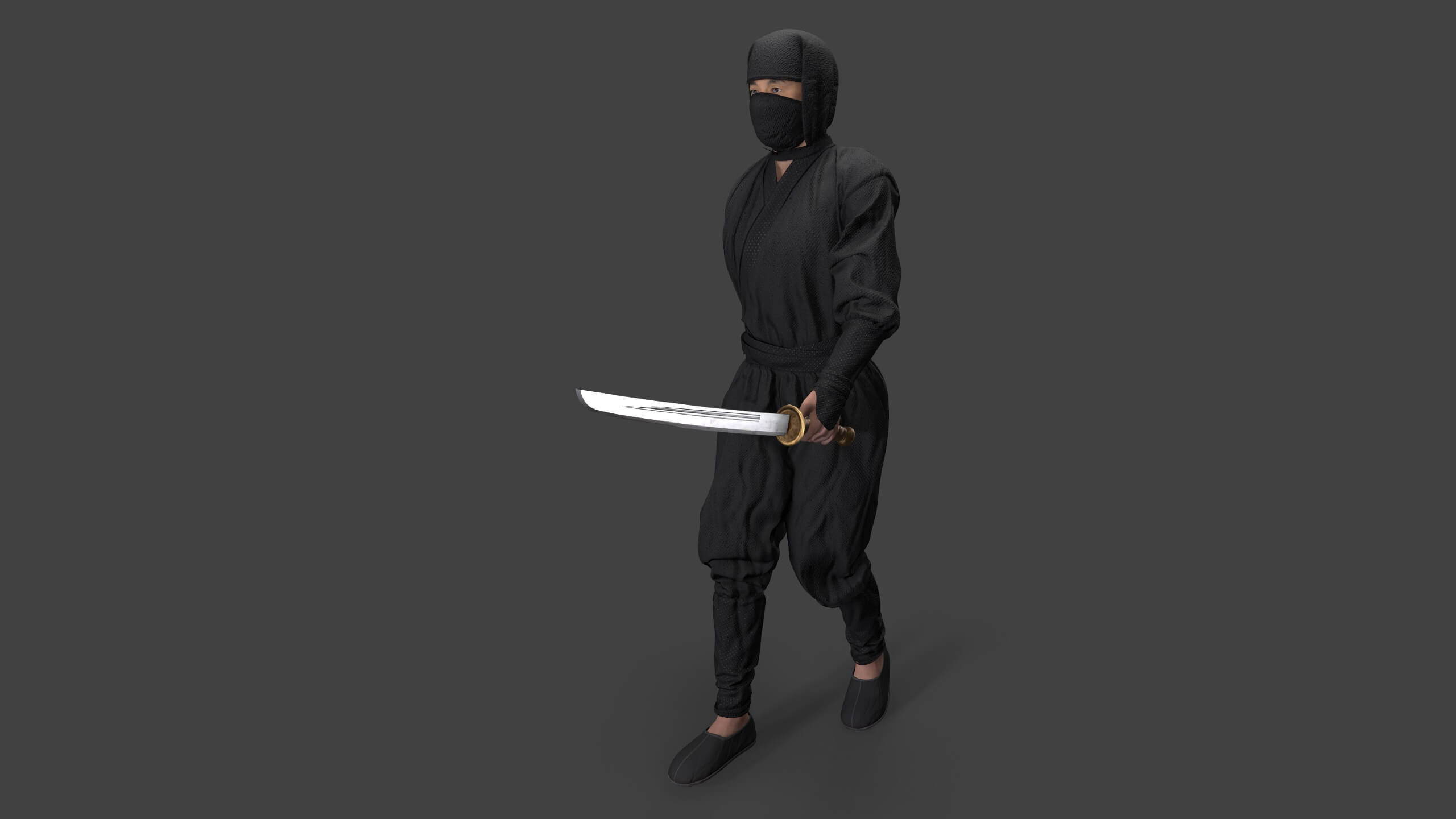 Bandit Man in Tracksuit - 3D Model by Huang_9527