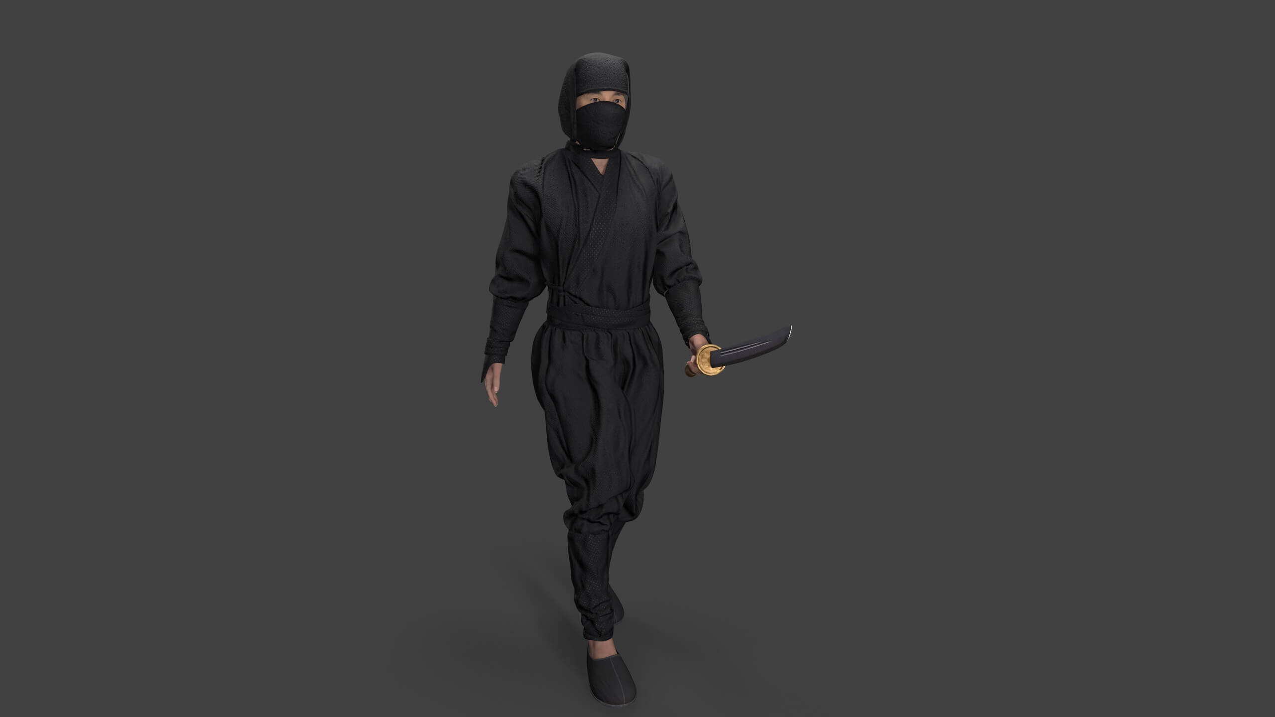 Bandit Man in Tracksuit - 3D Model by Huang_9527