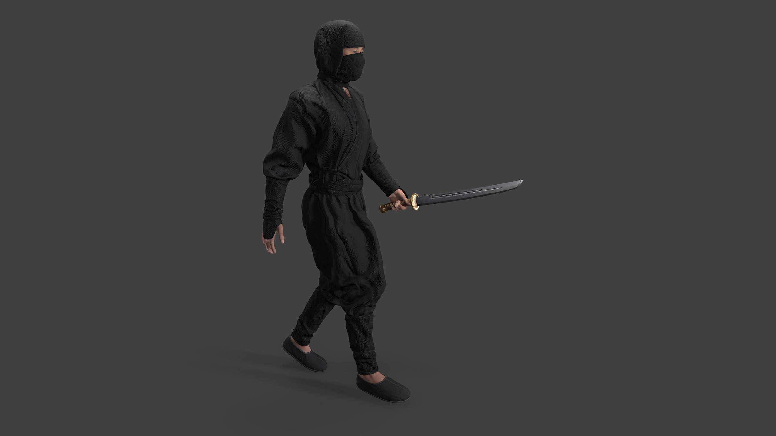 Bandit Man in Tracksuit - 3D Model by Huang_9527