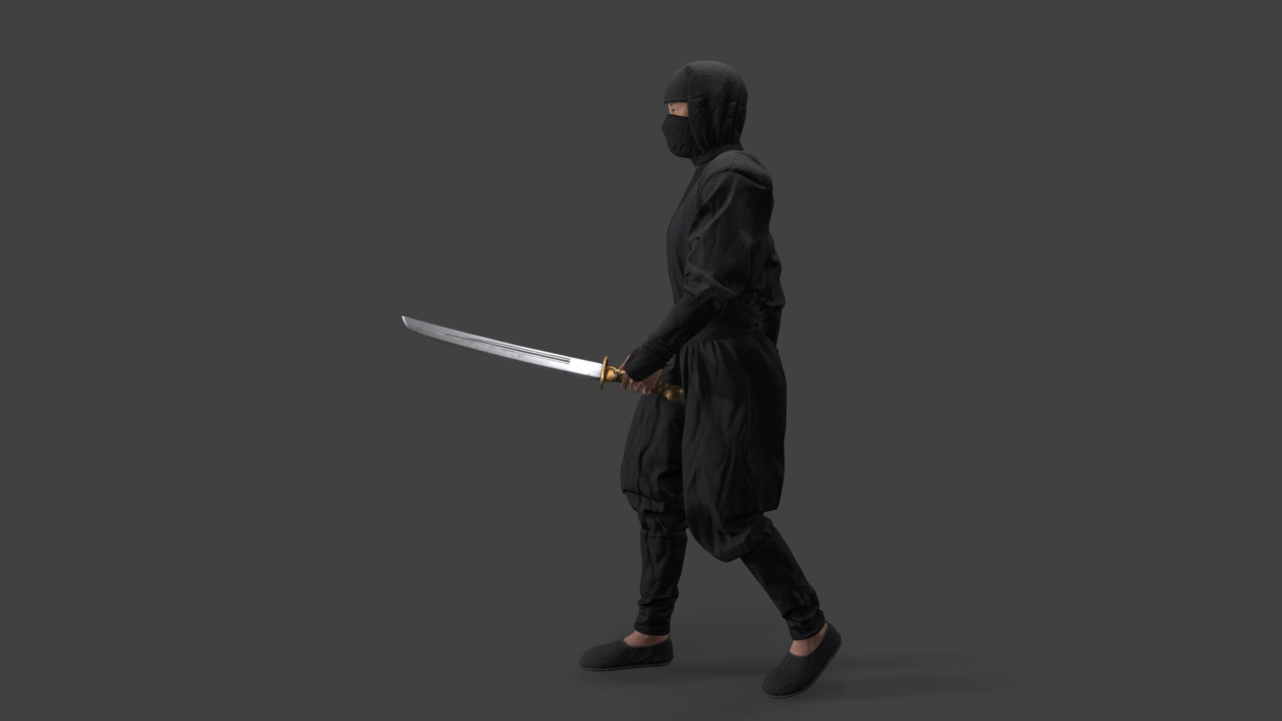 Bandit Man in Tracksuit - 3D Model by Huang_9527