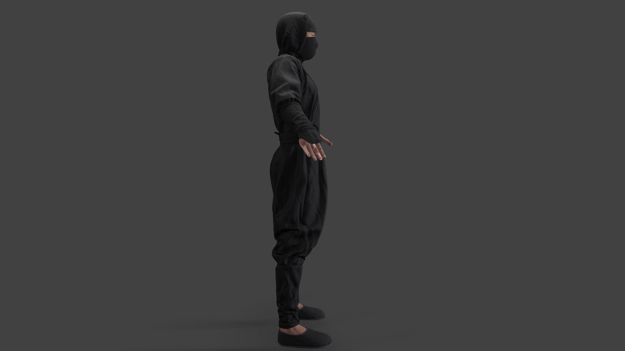 Bandit Man in Tracksuit - 3D Model by Huang_9527