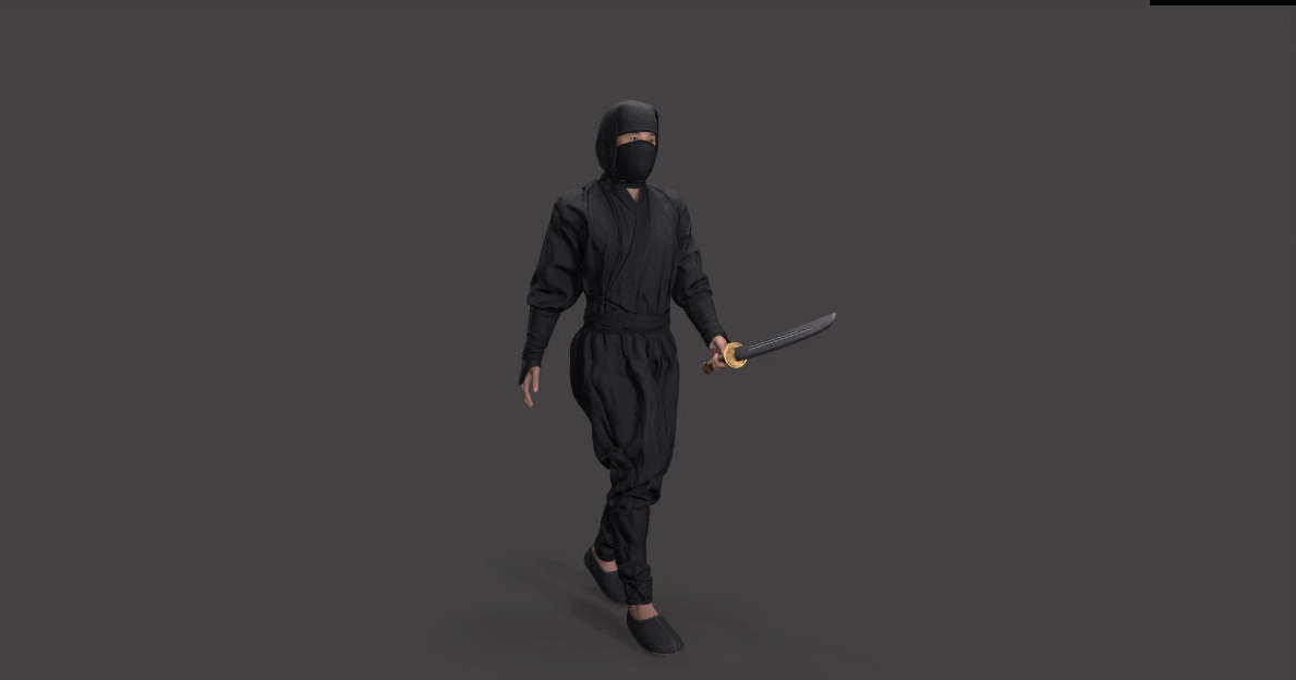 Bandit Man in Tracksuit - 3D Model by Huang_9527