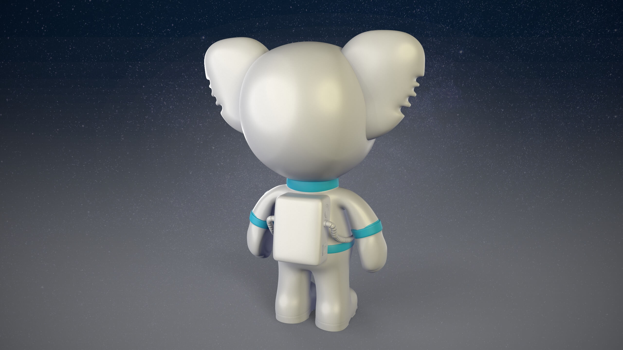 Cartoon Spaceman - 3D Model by Huang_9527