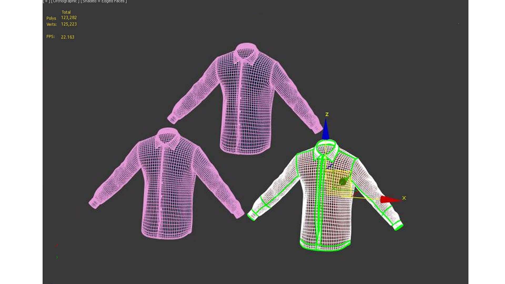 Character Cloth - 3D Model by Huang_9527