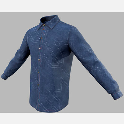 Clothing Shirt - 3D Model by Huang_9527
