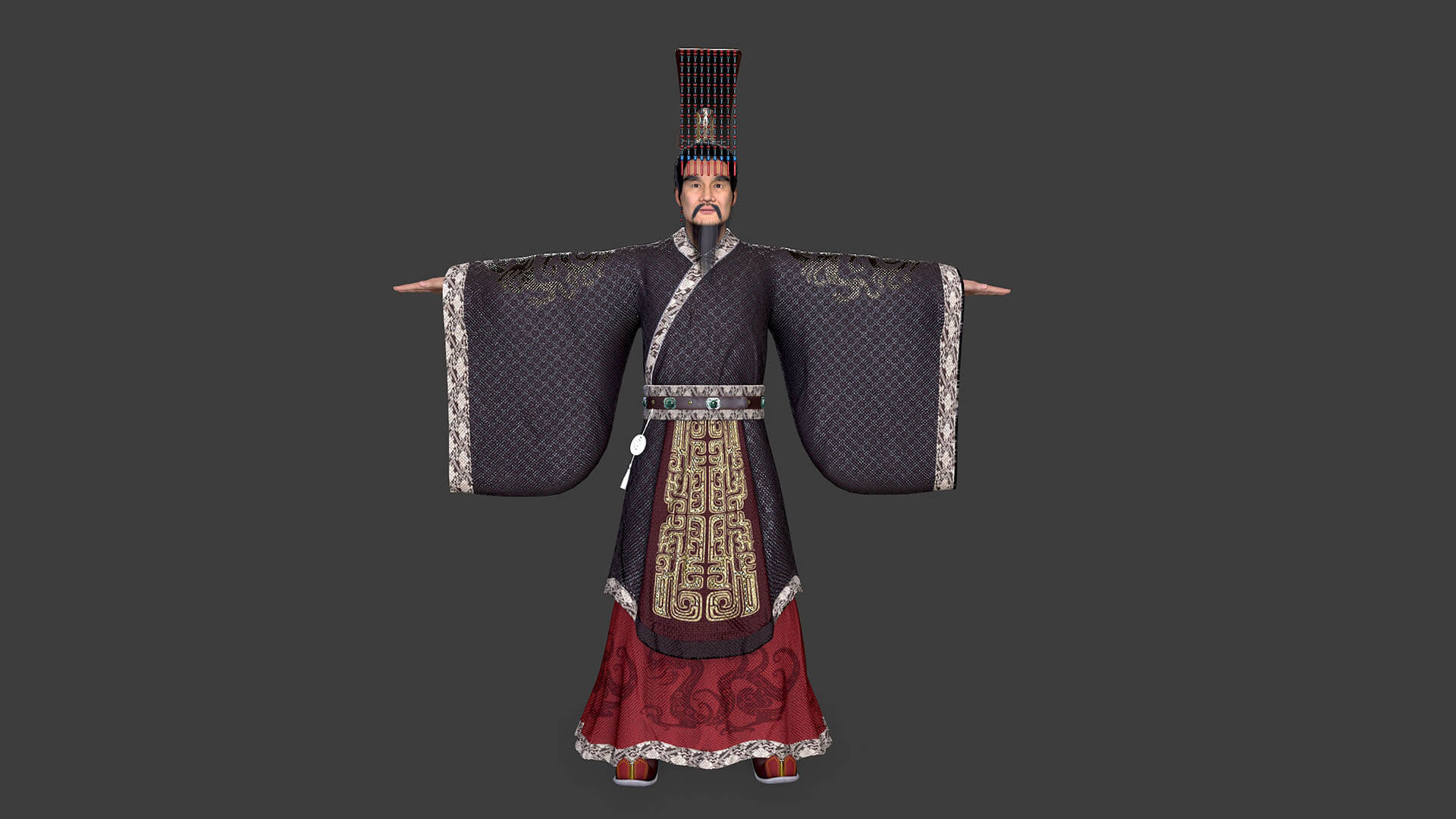 China King Avatar - 3D Model by Huang_9527