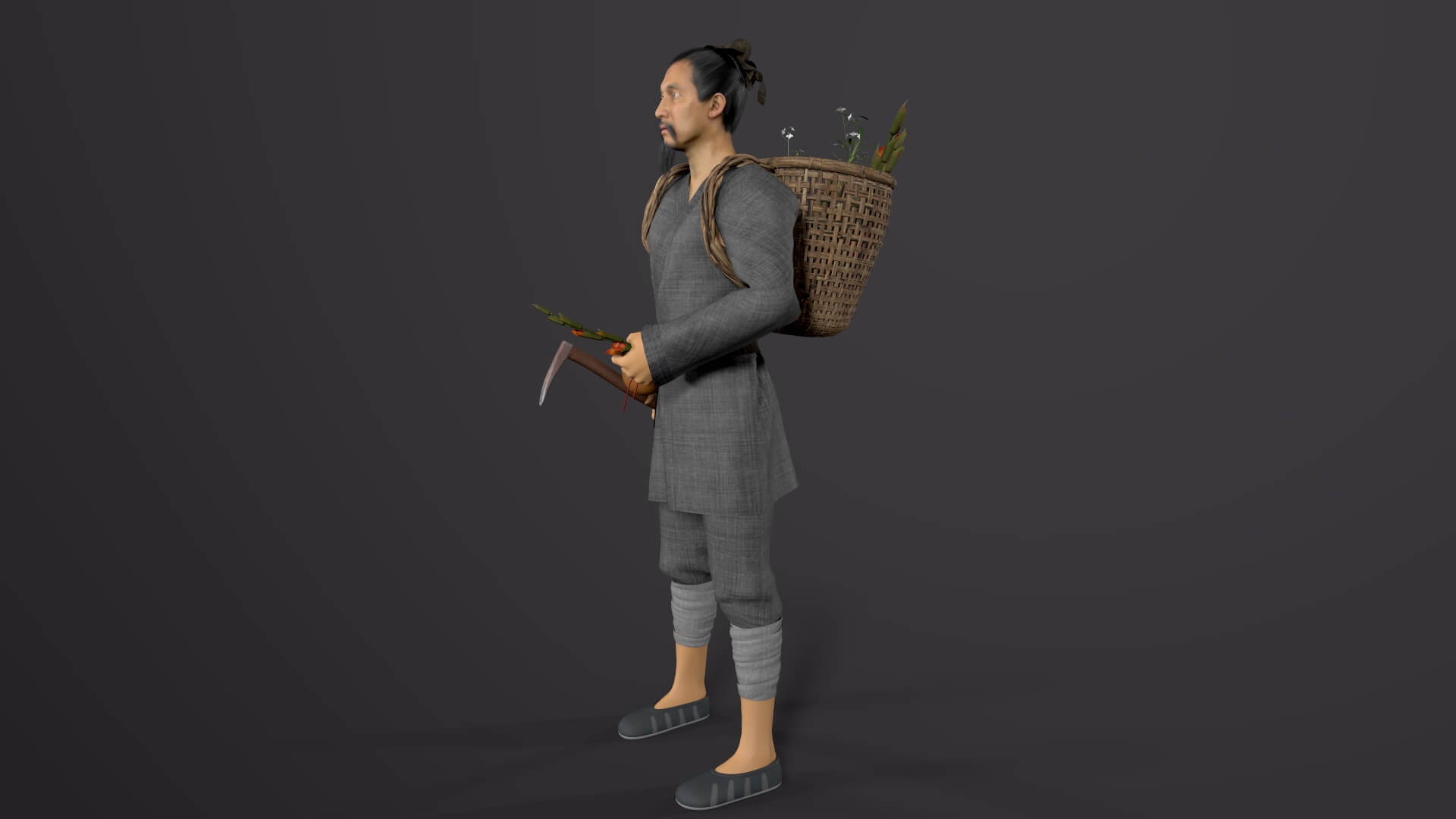 Chinese Character - 3D Model by Huang_9527