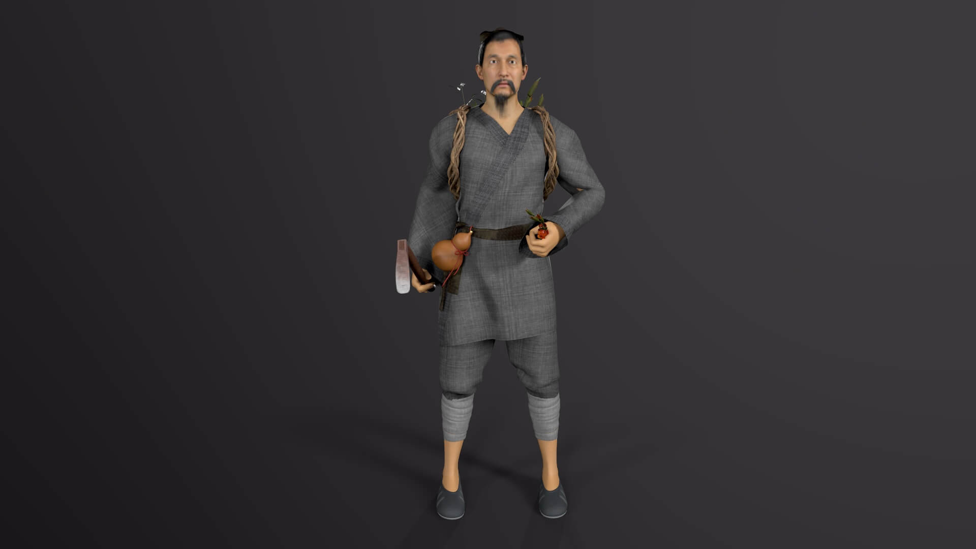 Chinese Character - 3D Model by Huang_9527