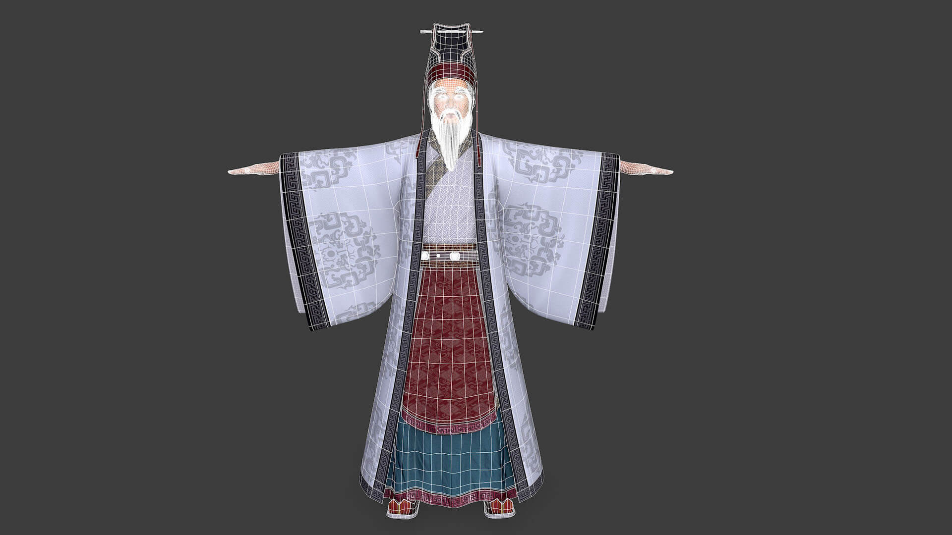 Chinese Character - 3D Model by Huang_9527
