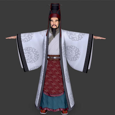 Chinese Character - 3D Model by Huang_9527