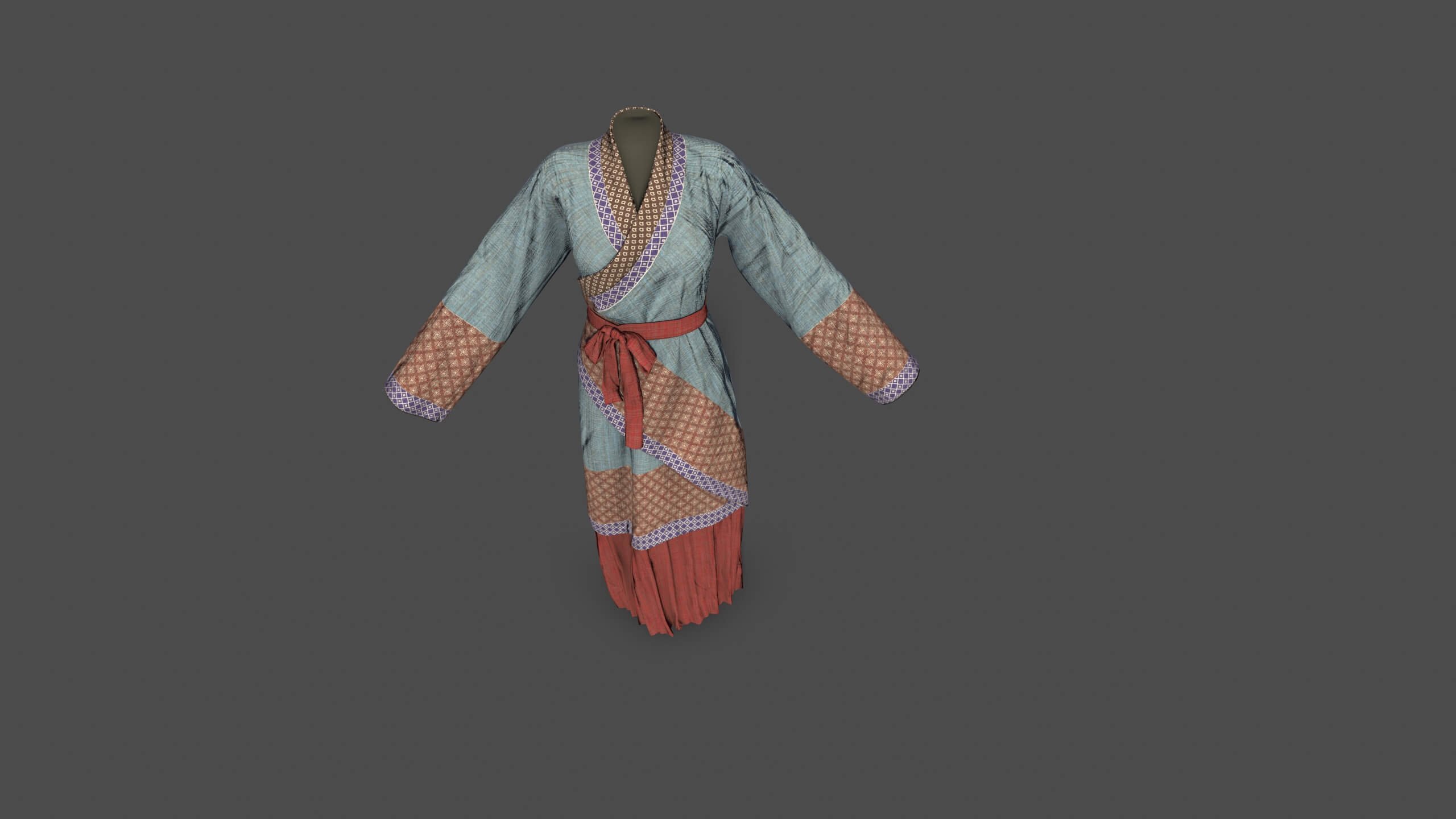 China Style Cloth - 3D Model by Huang_9527