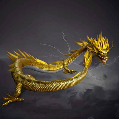 Chinese dragon loong - 3D Model by Huang_9527